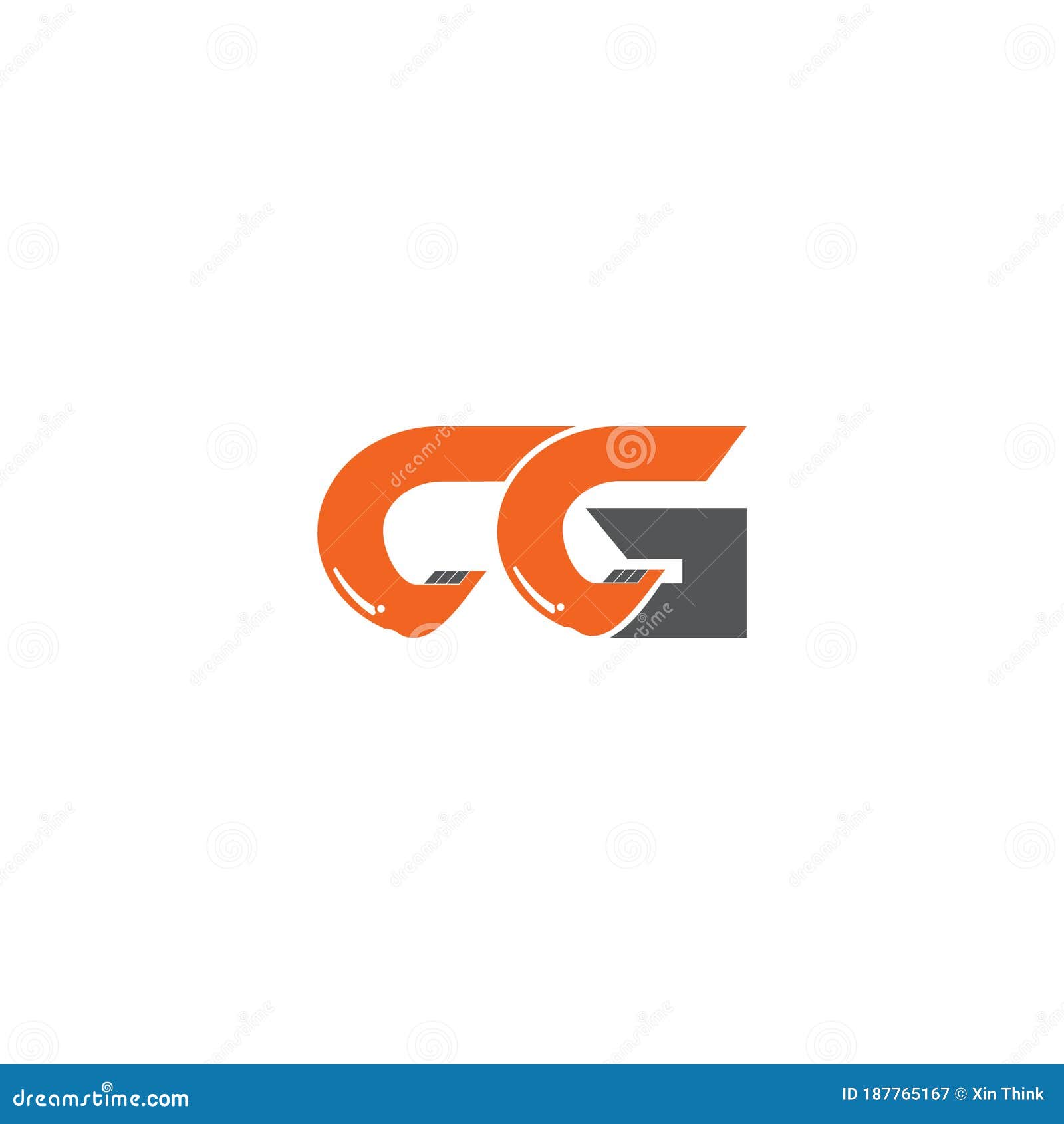 CG Letter Logo Icon Design Template Elements Stock Vector ...