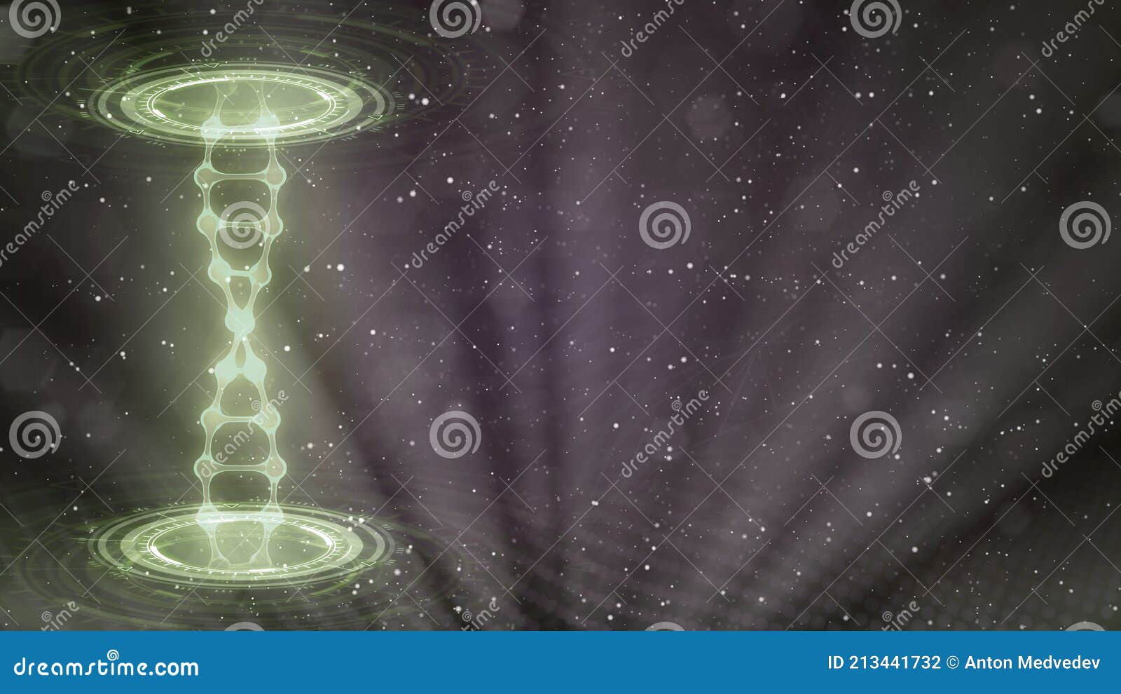 Cg Medical 3D Illustration, Helix Molecule 3d Renders Backdrop Stock ...