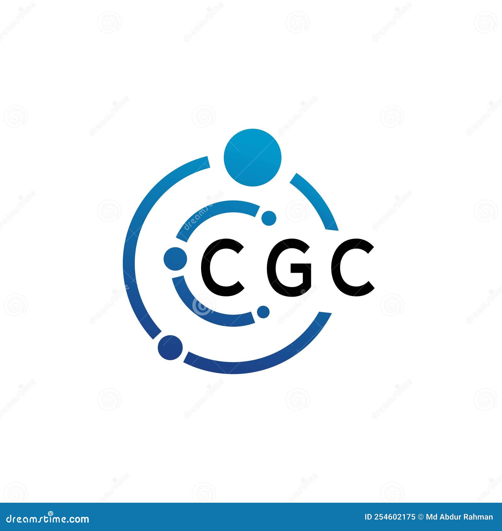 CGC Letter Logo Design on White Background. CGC Creative Initials ...