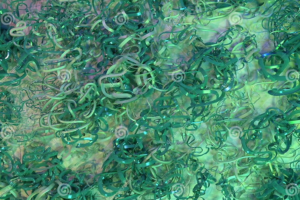 CGI Composition, Messy String, Geometric for Design Texture, Background ...