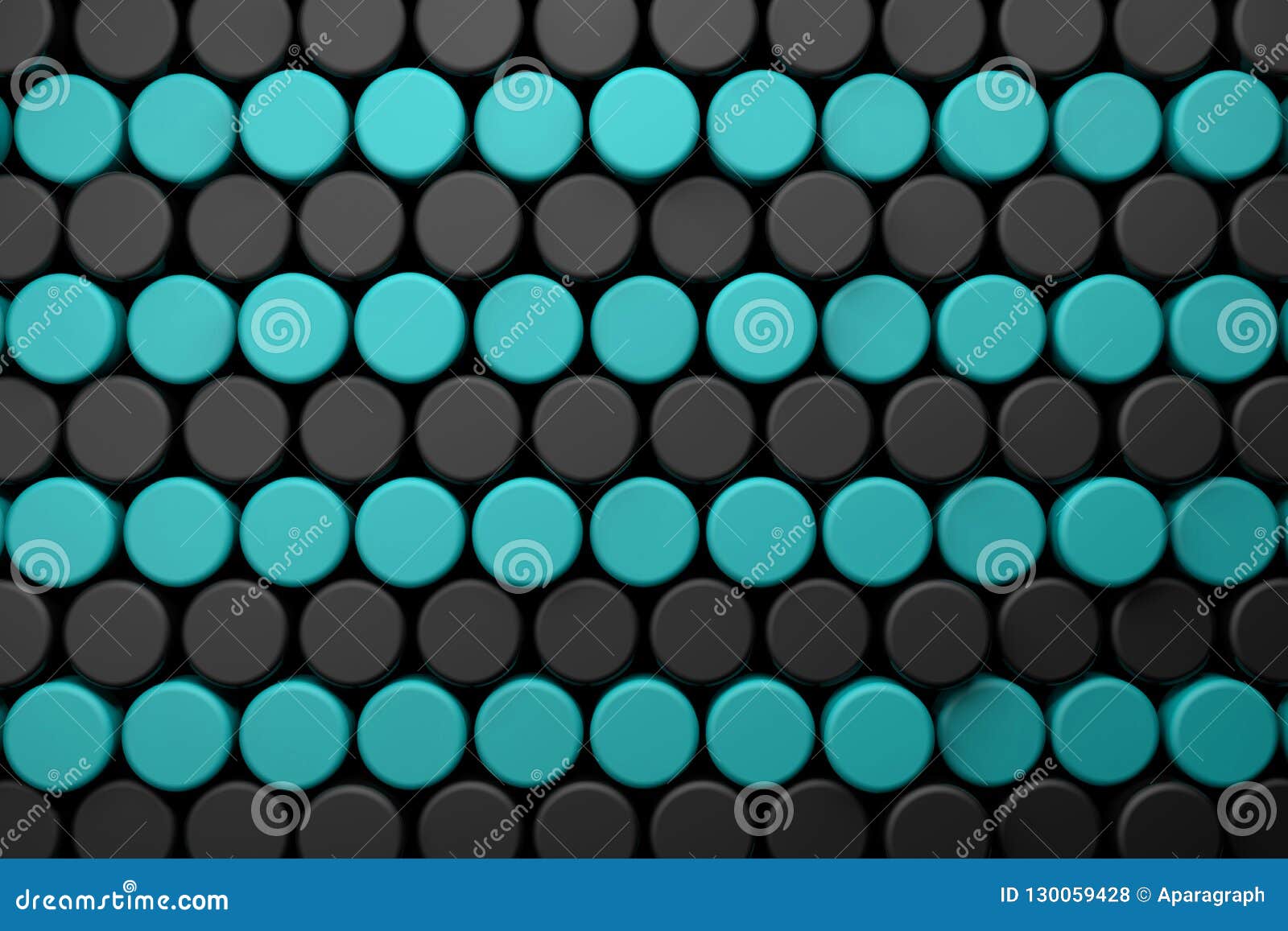 CGI 3d Circle Wallpaper Background Stock Illustration - Illustration of ...