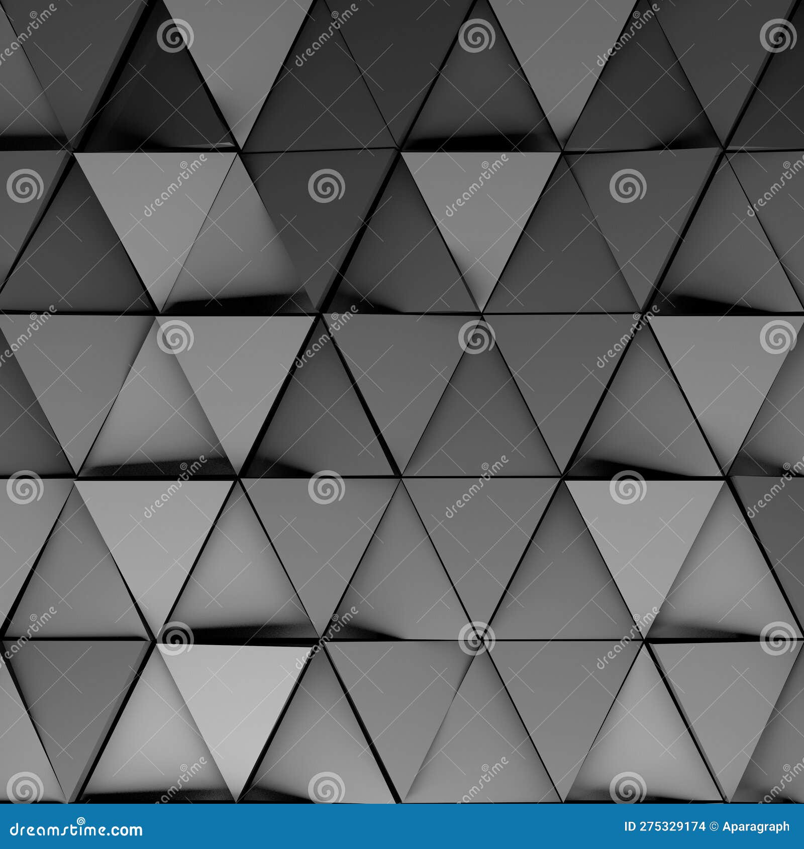 CGI 3d Rendering Triangular Abstract Wallpaper Background Stock ...