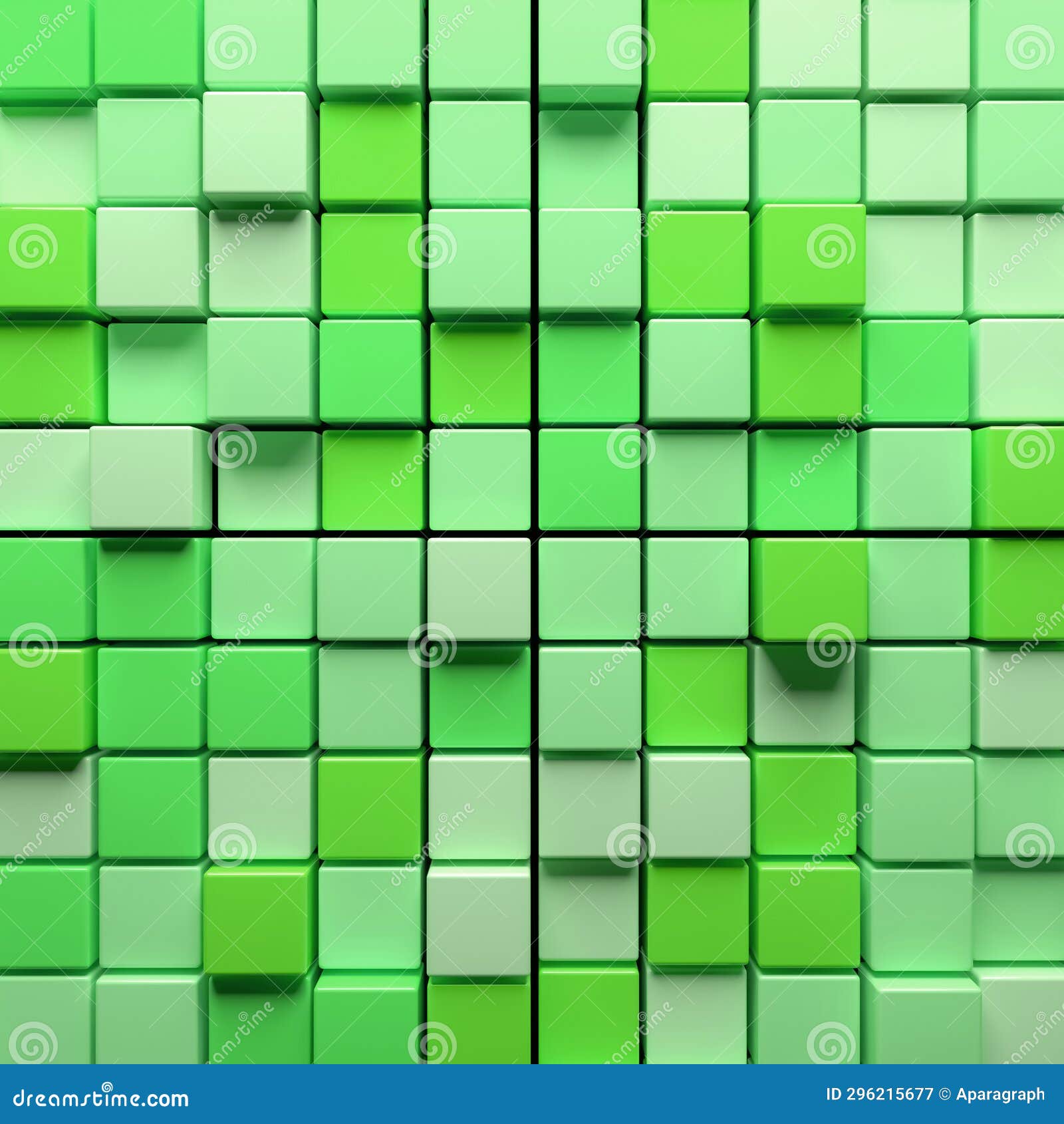 CGI 3d Rendering Wall Square Abstract Wallpaper Background Stock ...