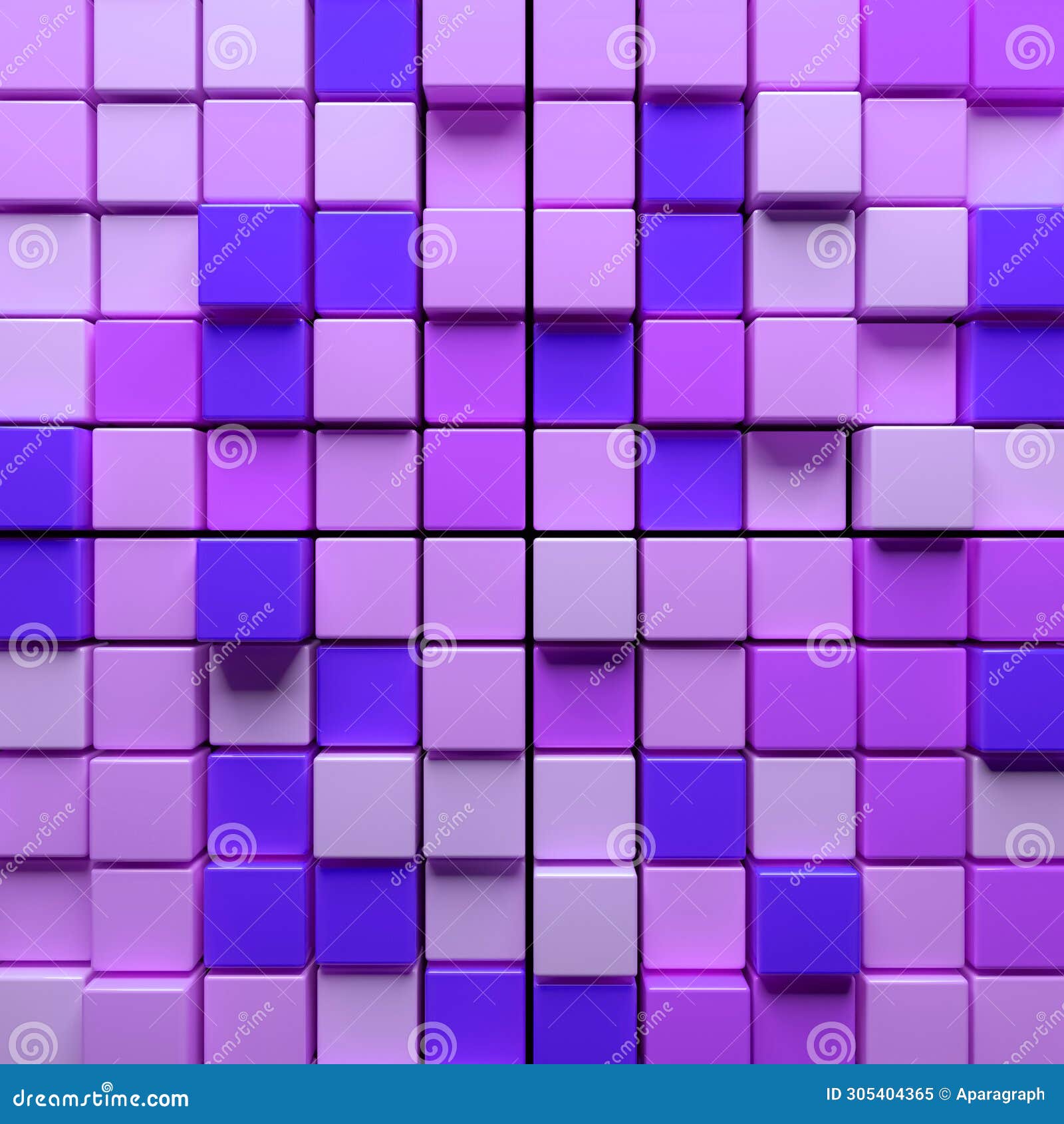 CGI 3d Rendering Wall Square Abstract Wallpaper Background Stock ...