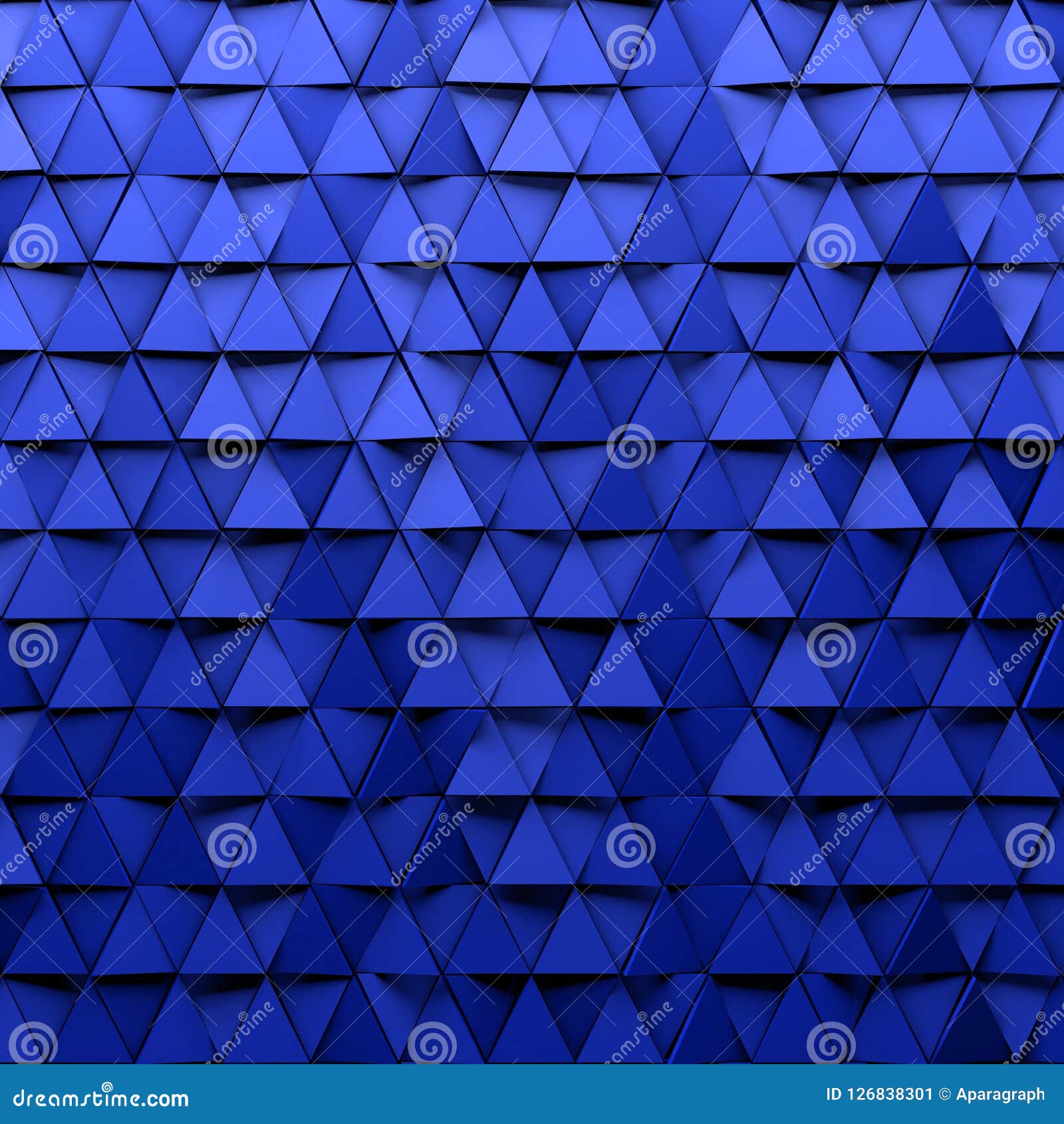 CGI 3d Triangular Wallpaper Background Stock Illustration ...