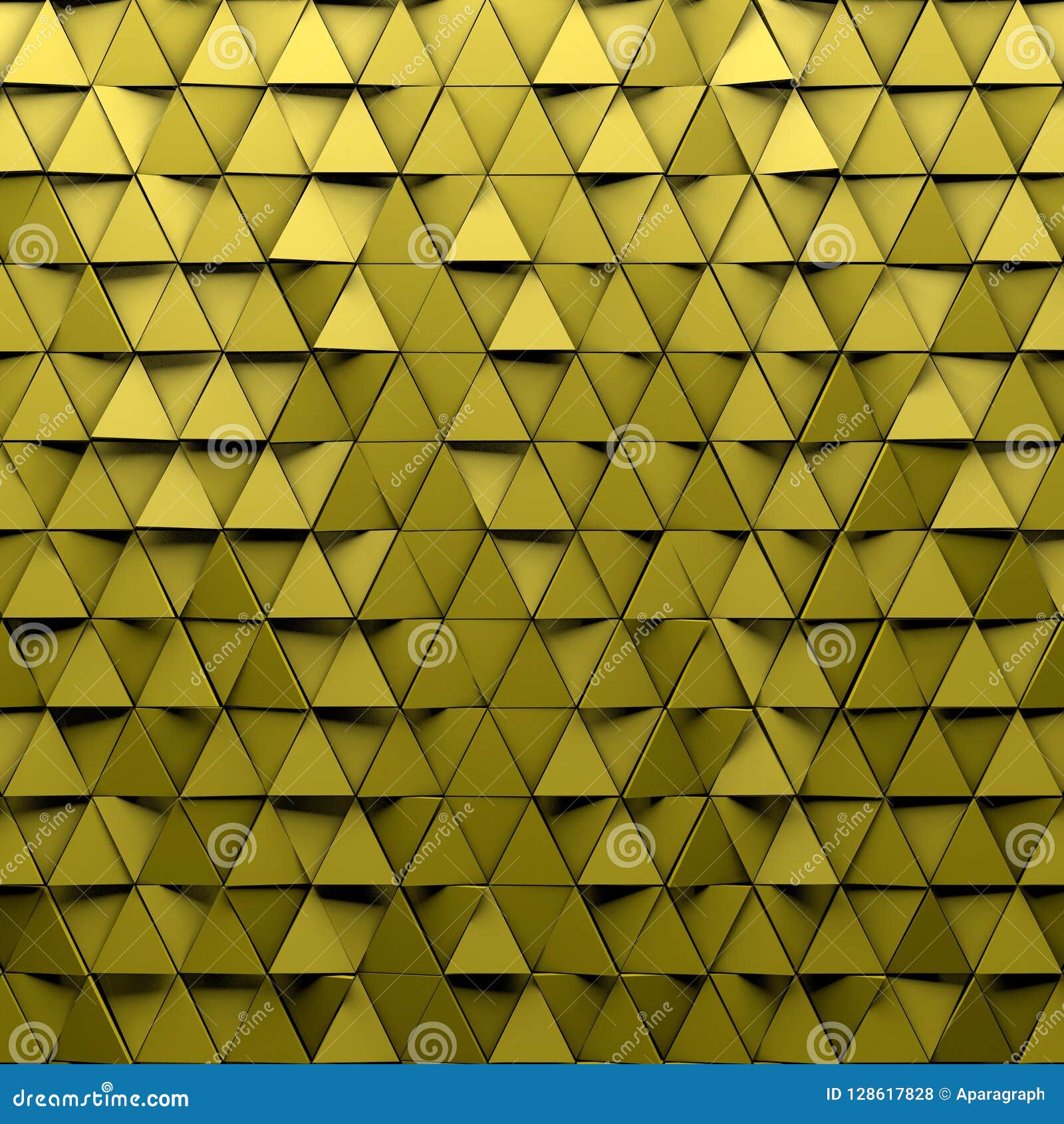 CGI 3d Triangular Wallpaper Background Stock Illustration ...