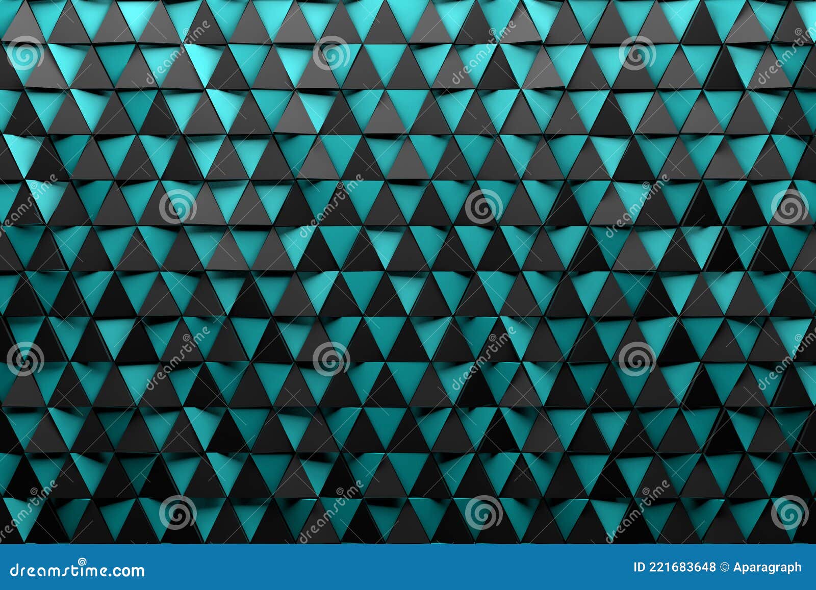 CGI 3d Triangular Wallpaper Background Stock Illustration ...