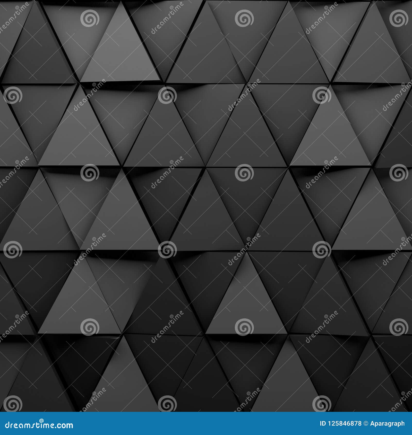 CGI 3d Triangular Wallpaper Background Stock Illustration ...