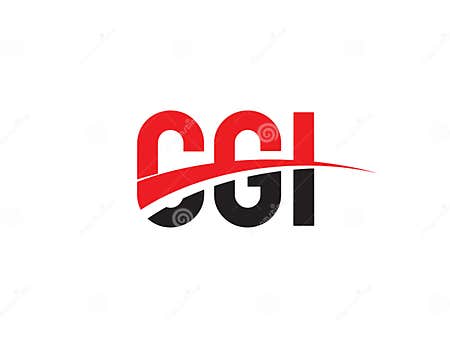CGI Letter Initial Logo Design Vector Illustration Stock Vector ...