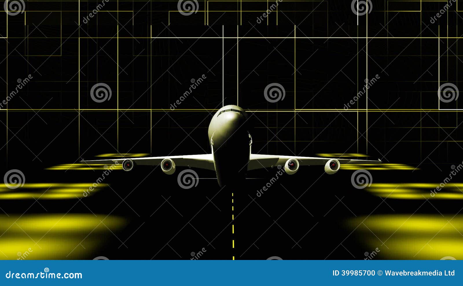 CGI Plane Taking off stock footage. Video of flight, transport - 39985700