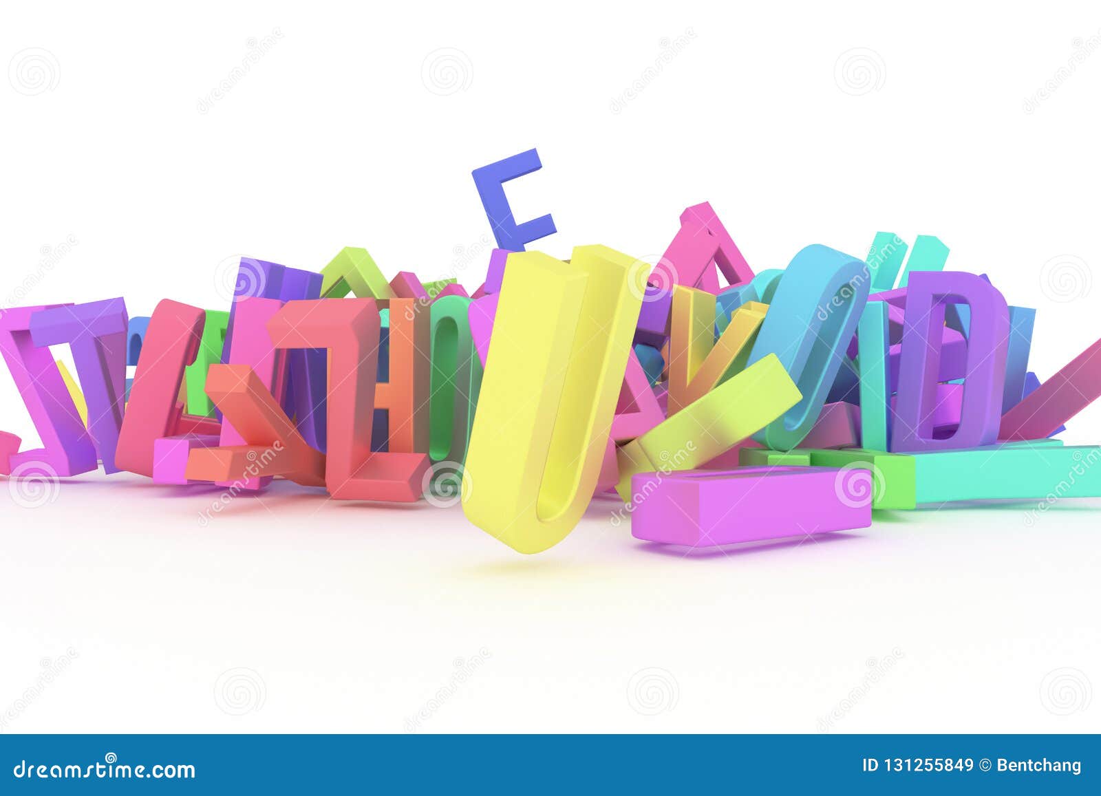 Decorative, Illustrations CGI Typography, Alphabetic Character ...