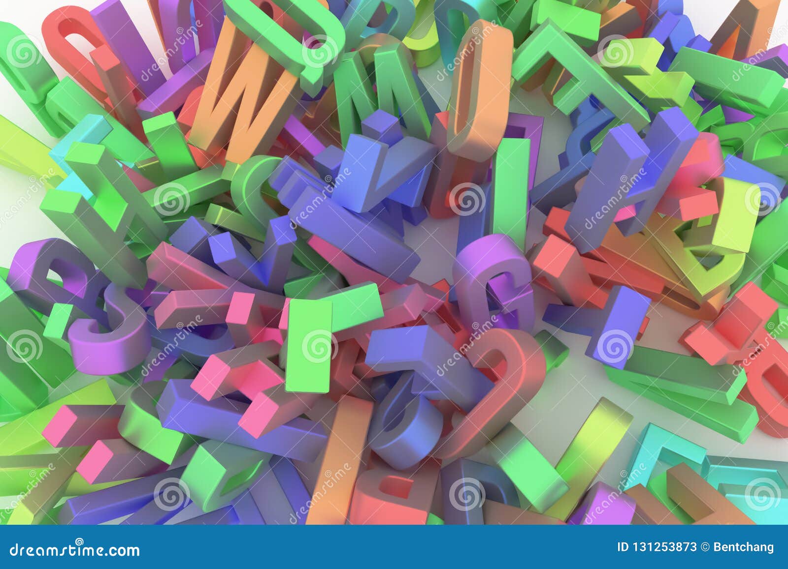 CGI Typography, Letter of ABC, Alphabet for Design Texture, Back Stock ...