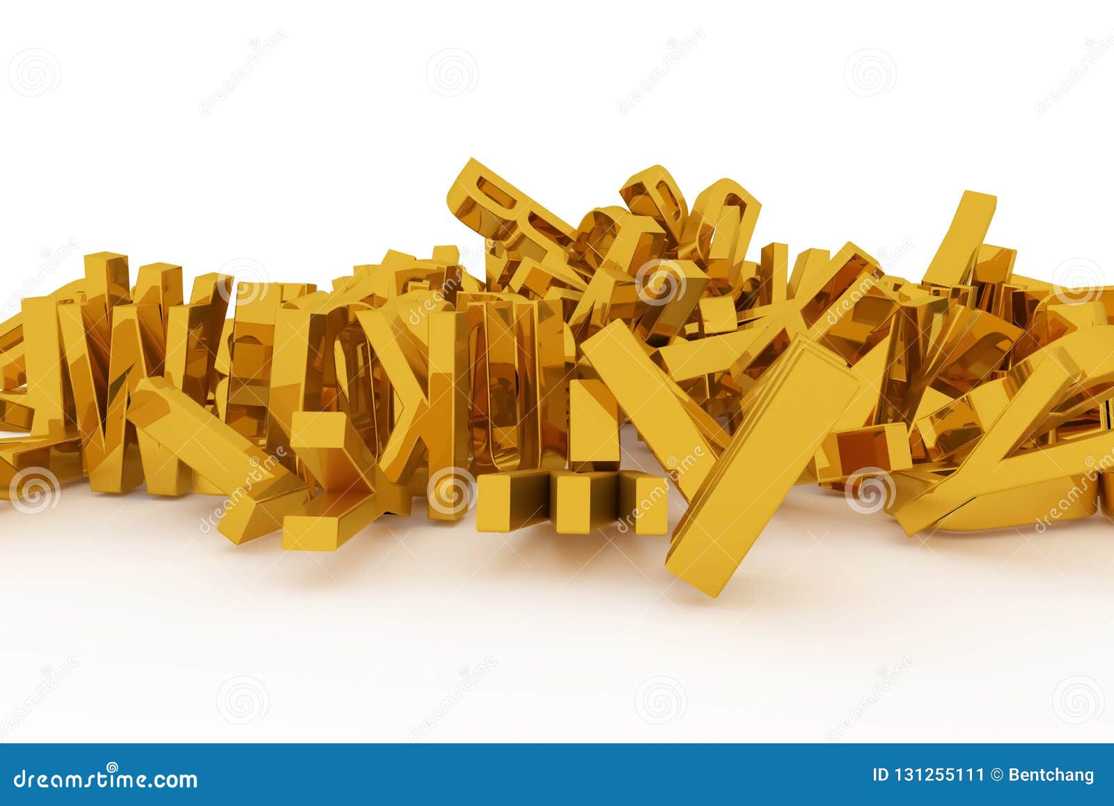 CGI Typography, Letter of ABC, Alphabet for Design Texture, Back Stock ...