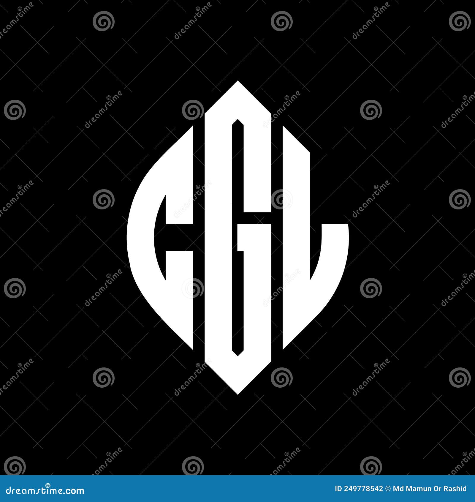CGL Circle Letter Logo Design with Circle and Ellipse Shape. CGL ...