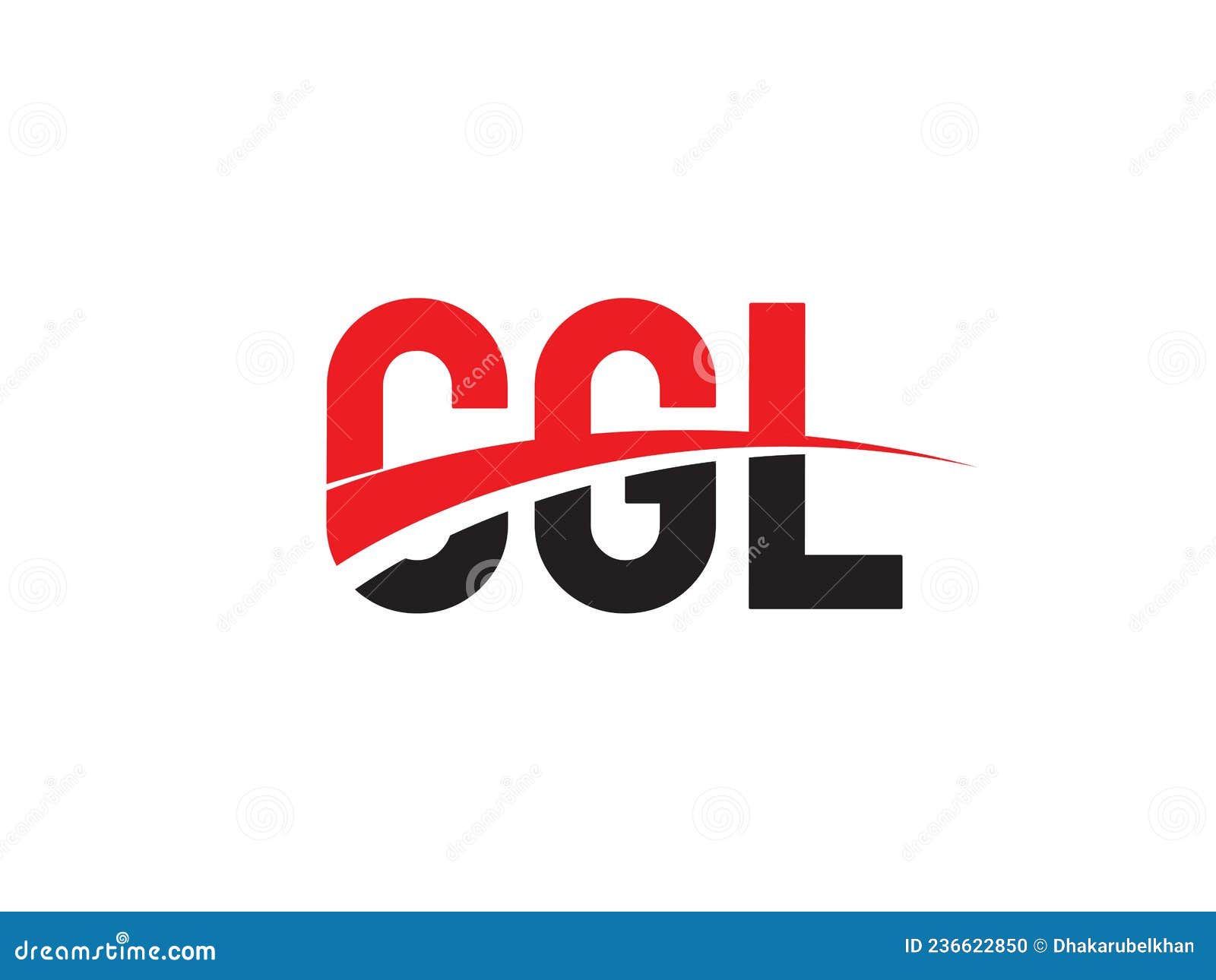 CGL Letter Initial Logo Design Vector Illustration Stock Vector ...