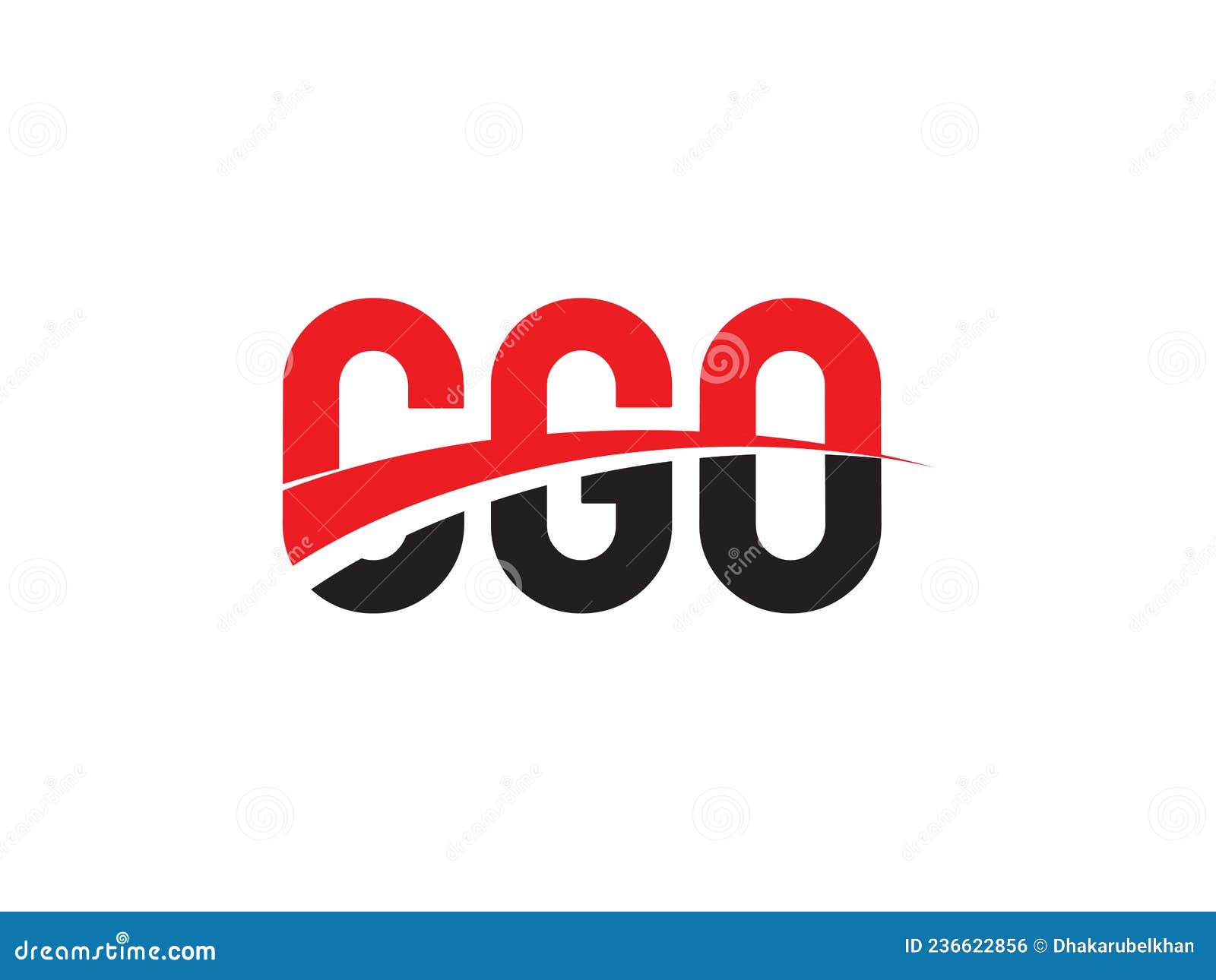 CGO Letter Initial Logo Design Vector Illustration Stock Vector ...
