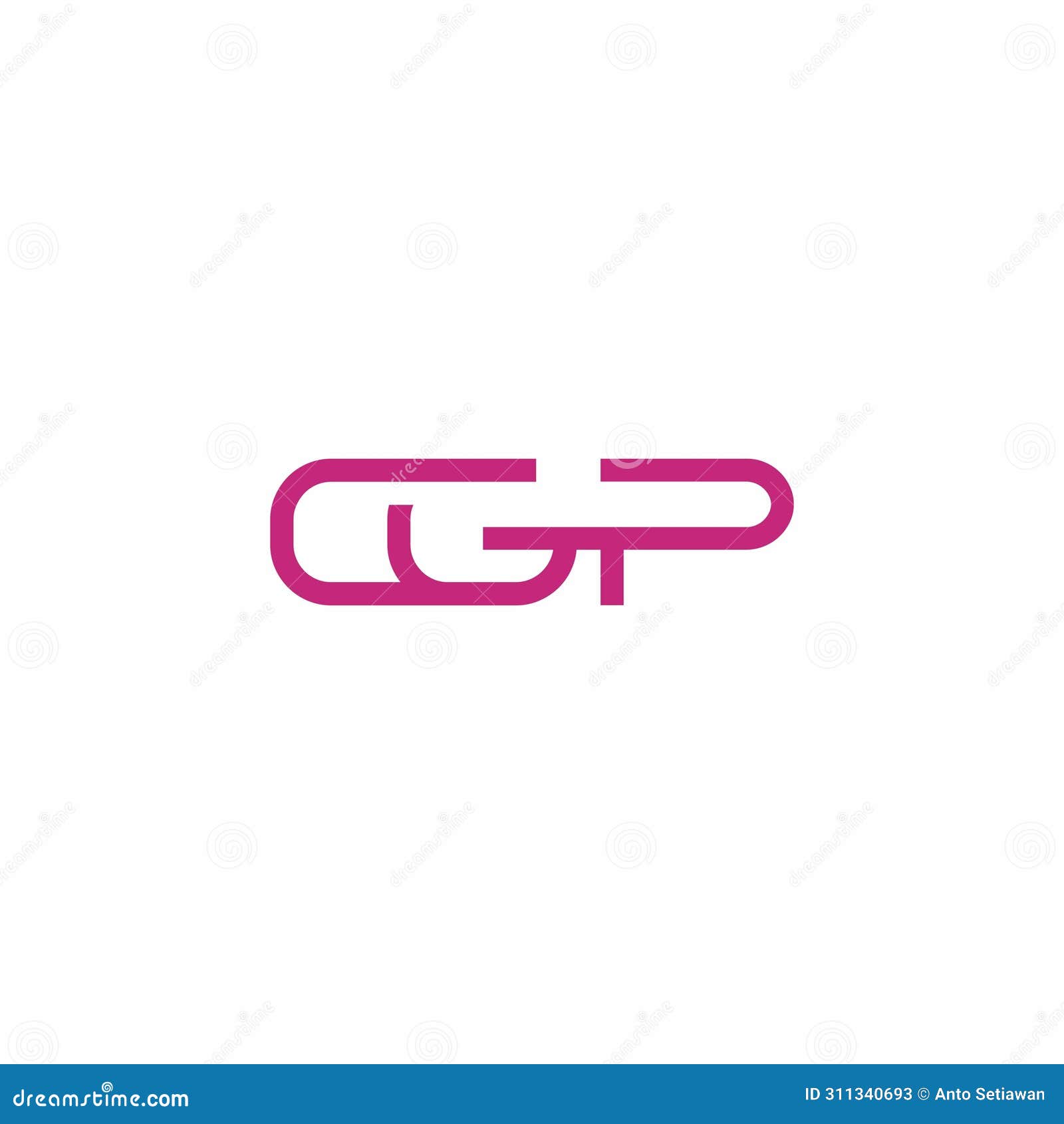 CGP Logo Design stock vector. Illustration of design - 311340693
