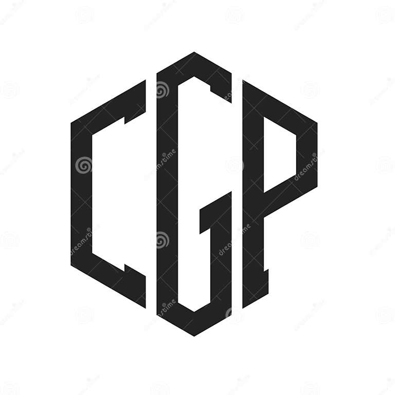 CGP Logo Design. Initial Letter CGP Monogram Logo Using Hexagon Shape ...
