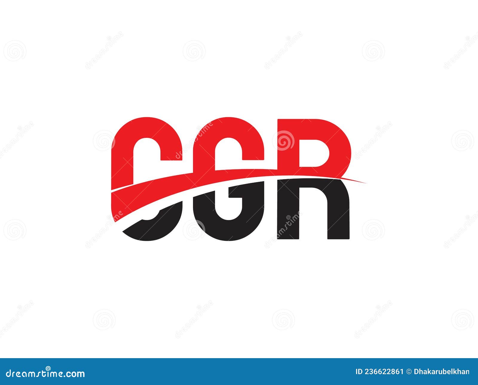 CGR Letter Initial Logo Design Vector Illustration Stock Vector ...