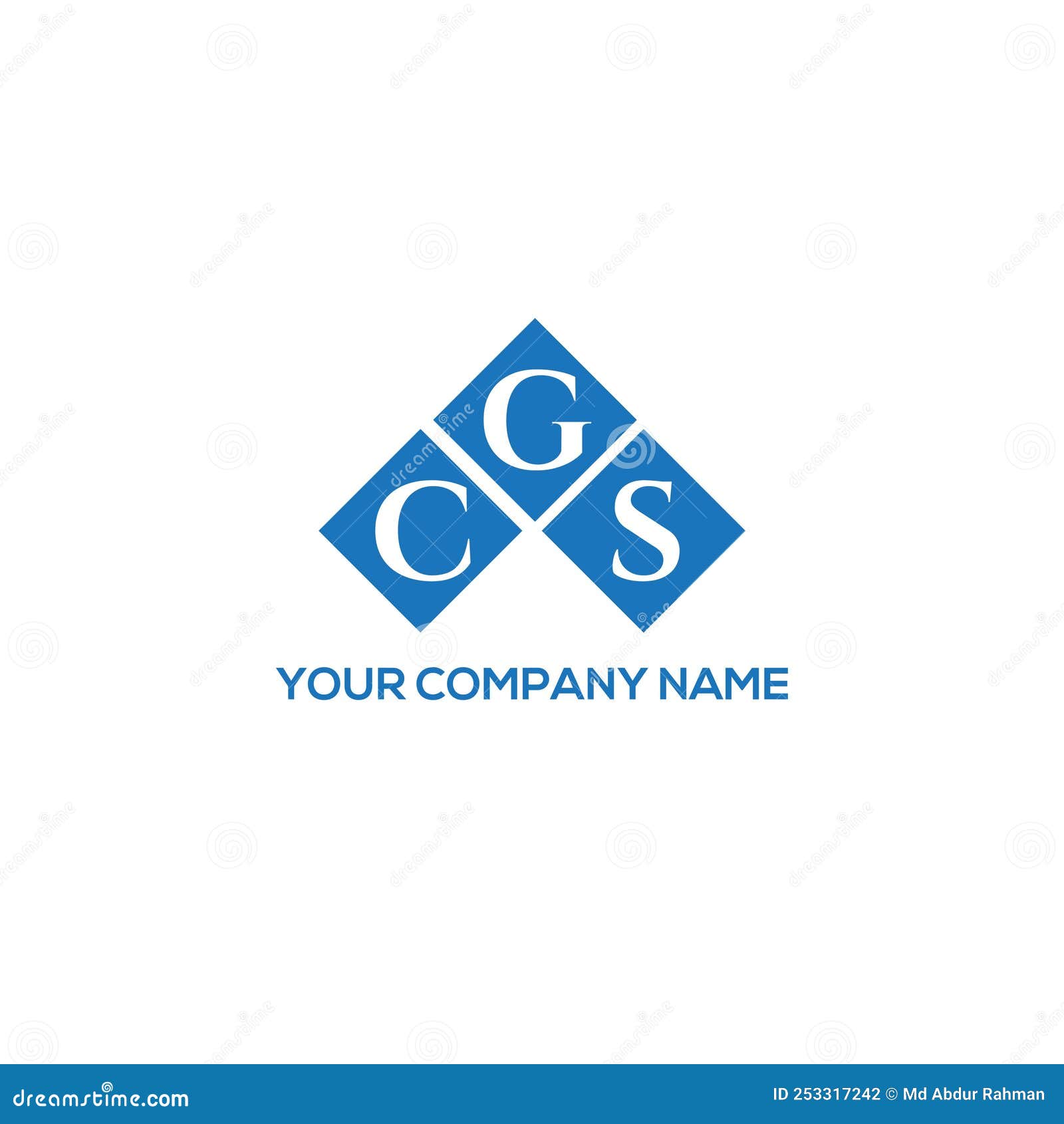 CGS Letter Logo Design On WHITE Background. CGS Creative Initials ...