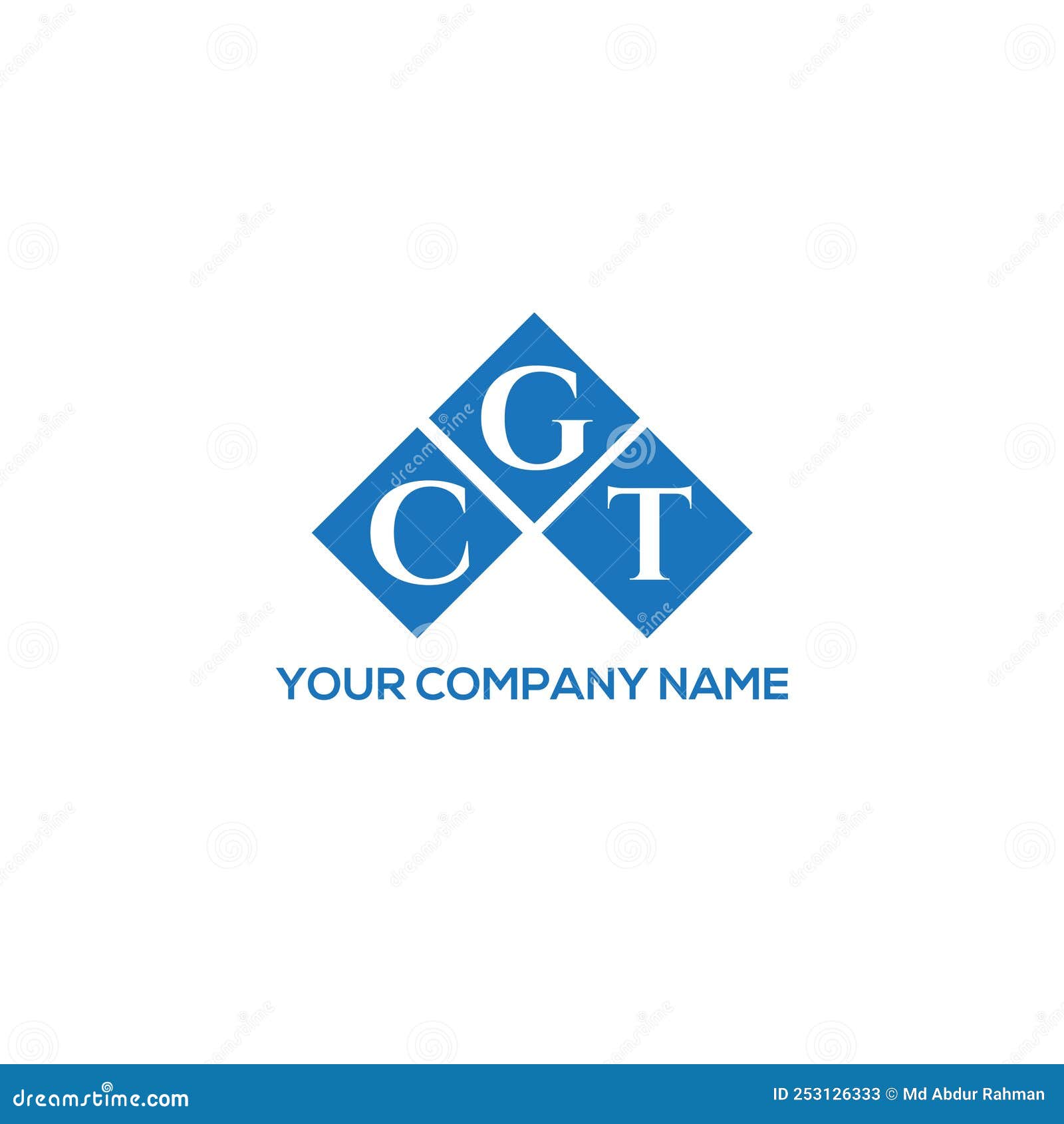 CGT Letter Logo Design on WHITE Background. CGT Creative Initials ...
