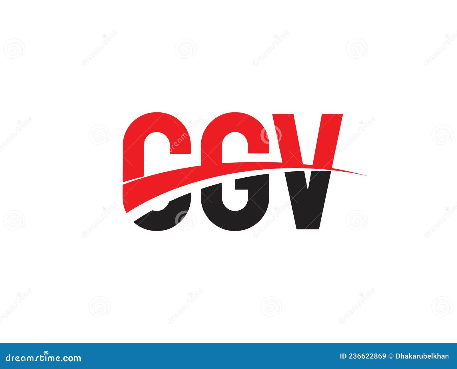 CGV Letter Initial Logo Design Vector Illustration Stock Vector ...