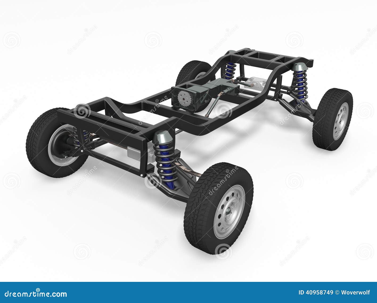 Châssis de voiture image stock. Image du tuyau, puissant - 40958749