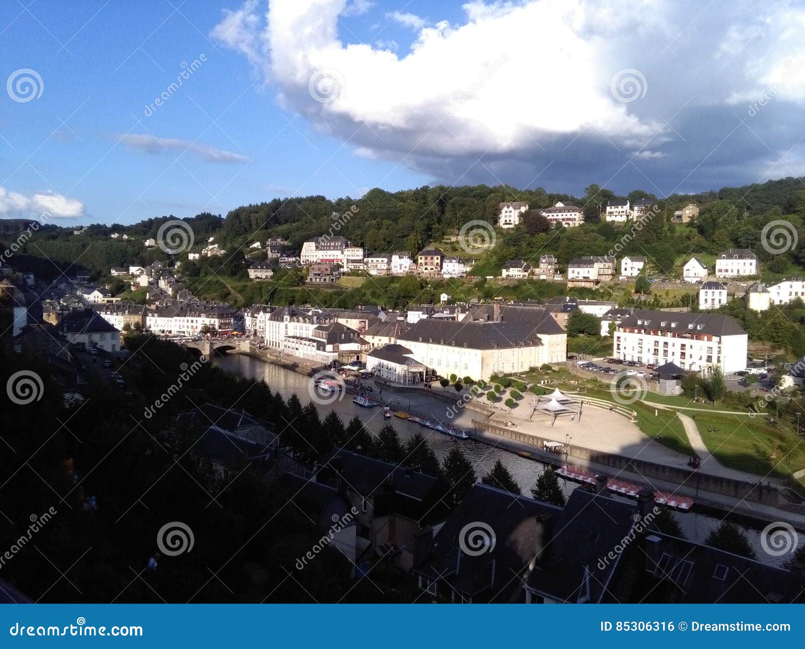 Château de bouillon stock photo. Image of view, city - 85306316