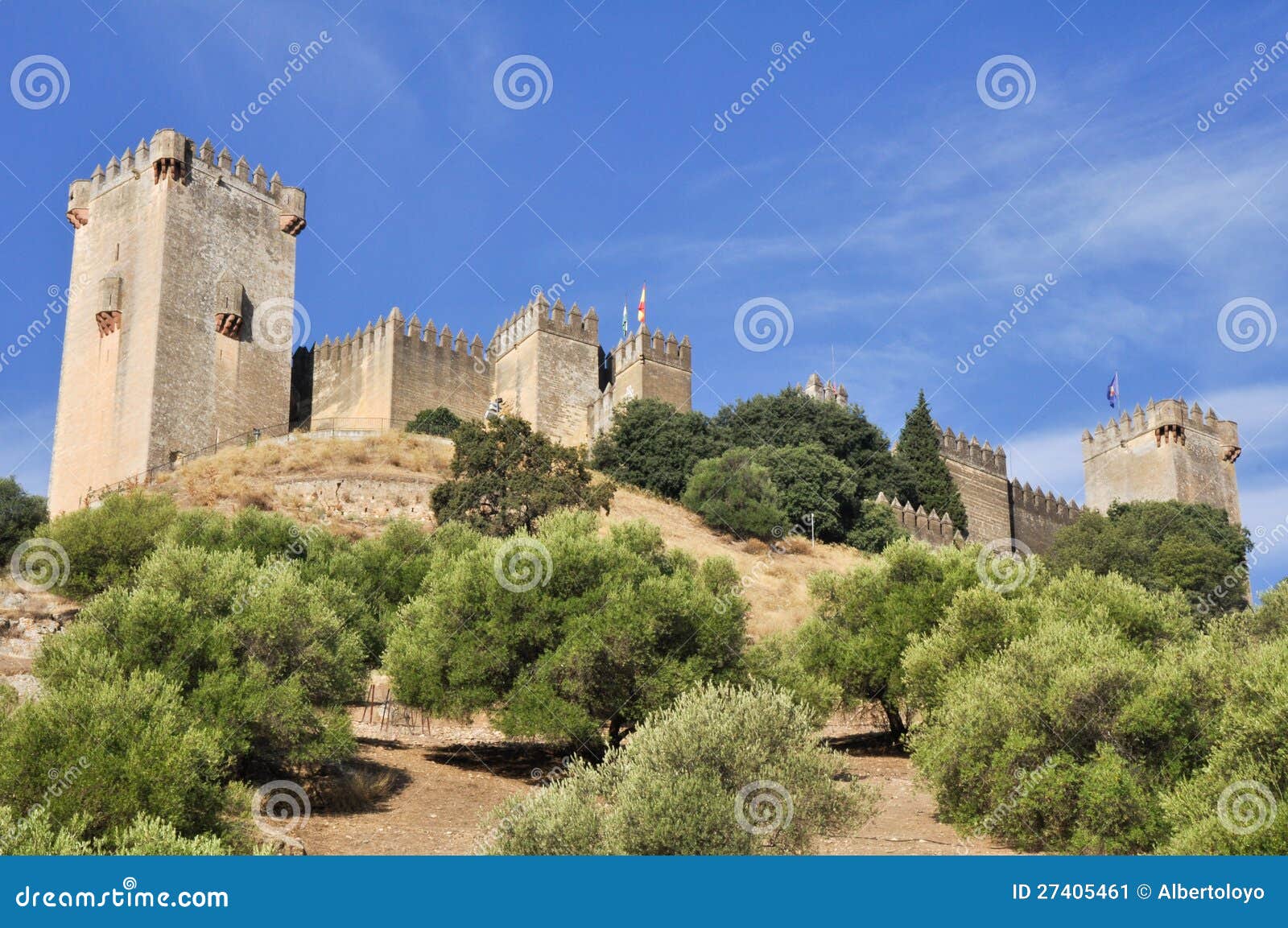Château De Rio De Del D'Almodovar, Espagne Image stock - Image du ...