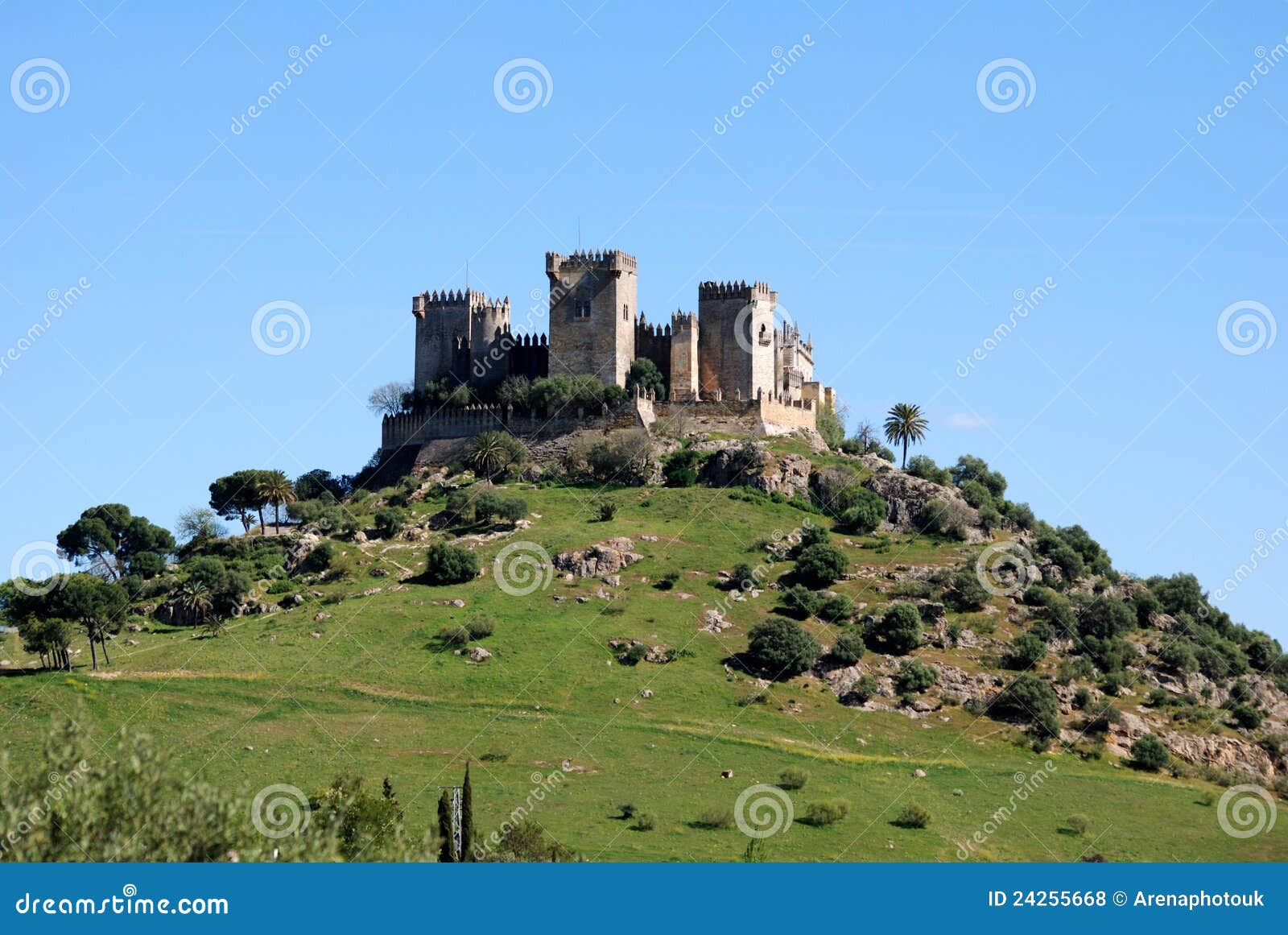 Château, Del Rio, Espagne D'Almodovar. Photo stock - Image du côtes ...
