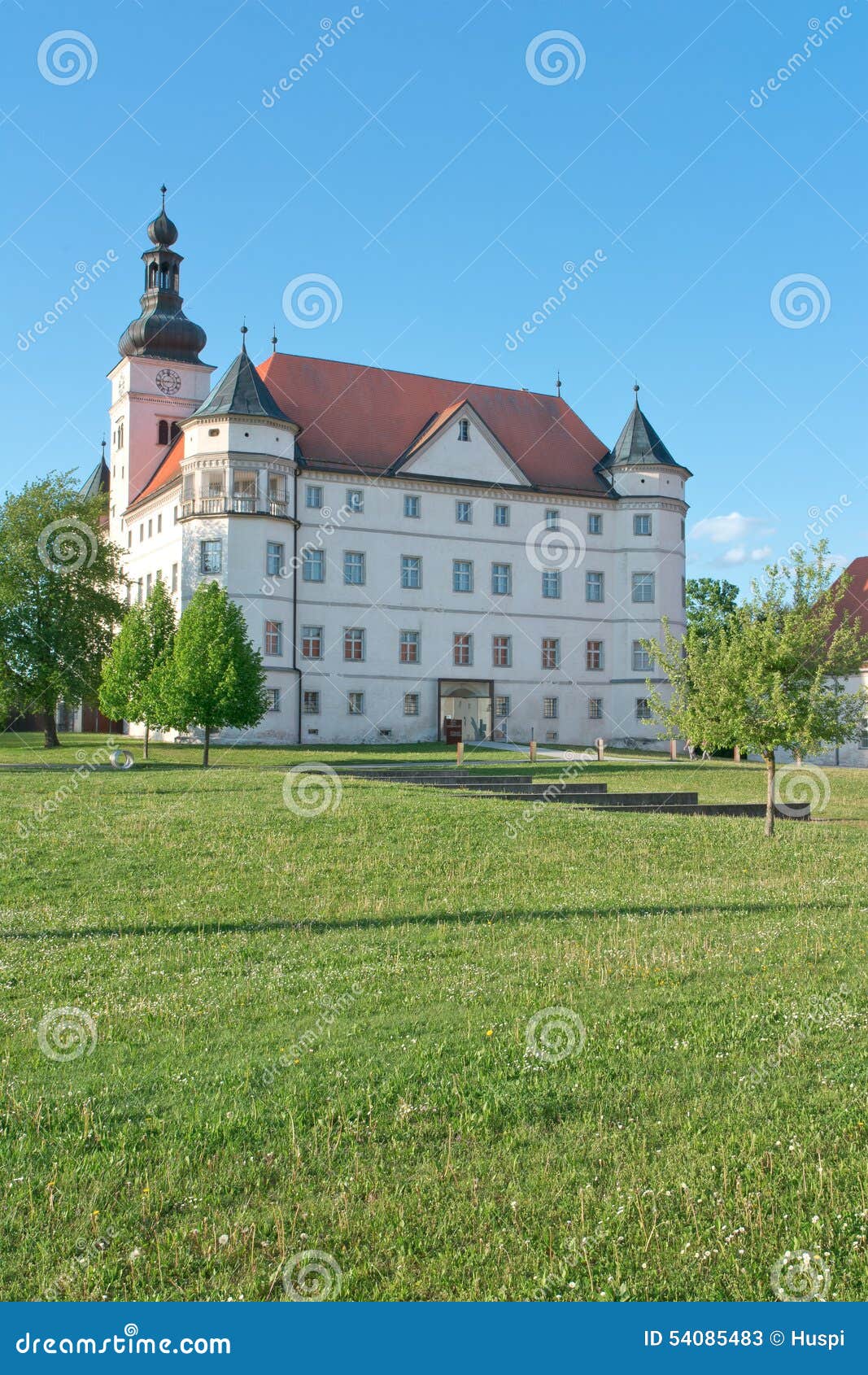 Château Hartheim (Schloss Hartheim) Image stock - Image du architecture ...