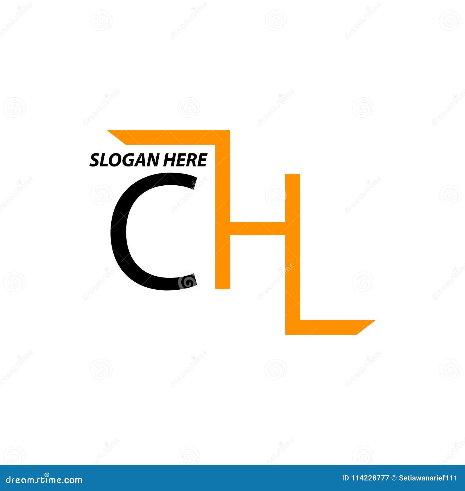 CH logo letter stock vector. Illustration of like, abstract - 114228777