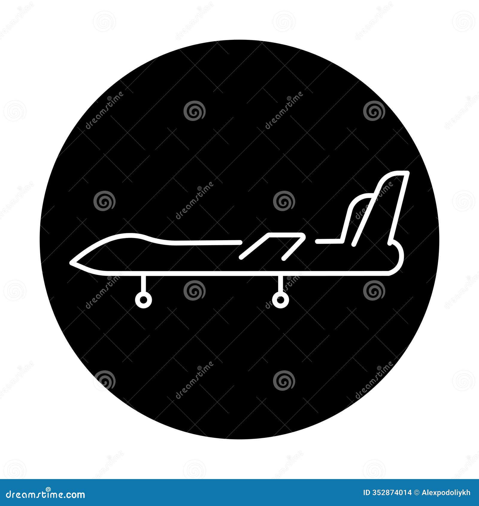 CH-4 Rainbow (China) Line Color Icon. Long-range UAV for Reconnaissance ...