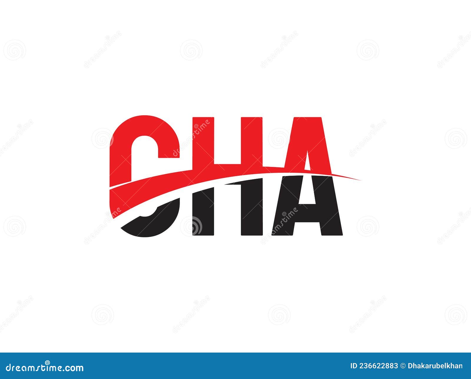 CHA Letter Initial Logo Design Vector Illustration Stock Vector ...