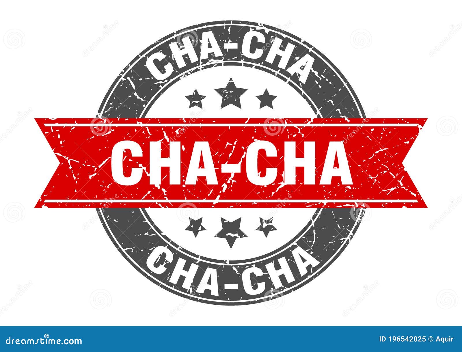 Cha-cha stamp stock vector. Illustration of vector, lesson - 196542025