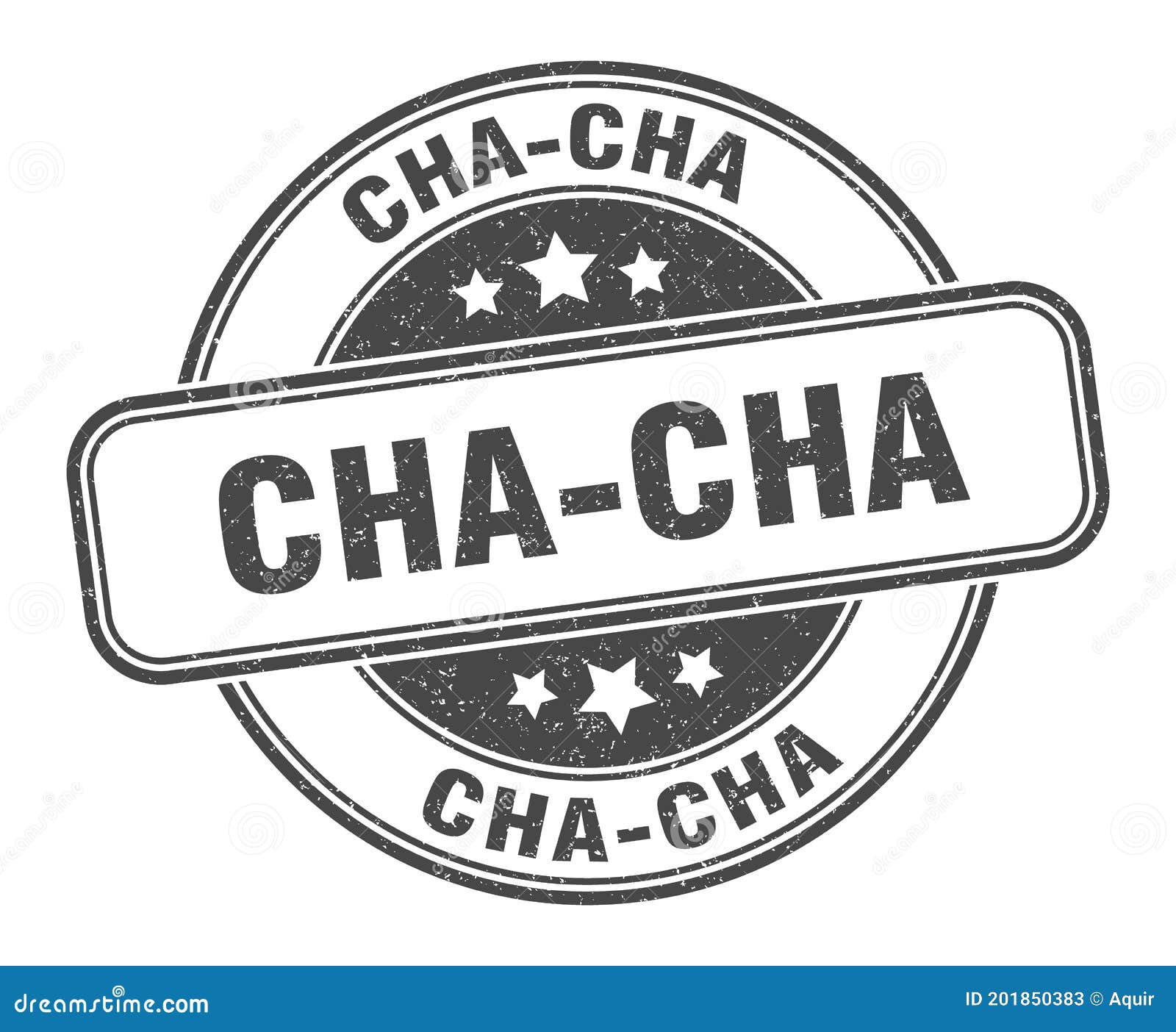 Cha-cha Stamp. Cha-cha Round Grunge Sign Stock Vector - Illustration of ...