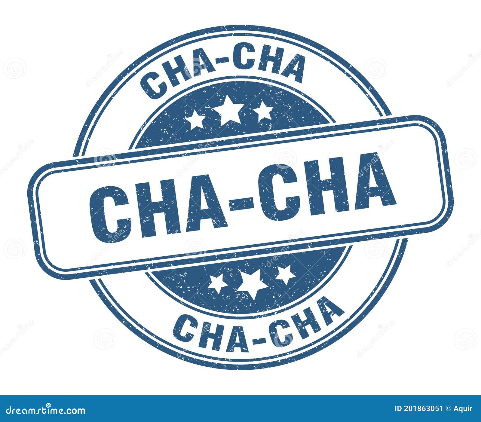 Cha-cha Stamp. Cha-cha Round Grunge Sign Stock Vector - Illustration of ...