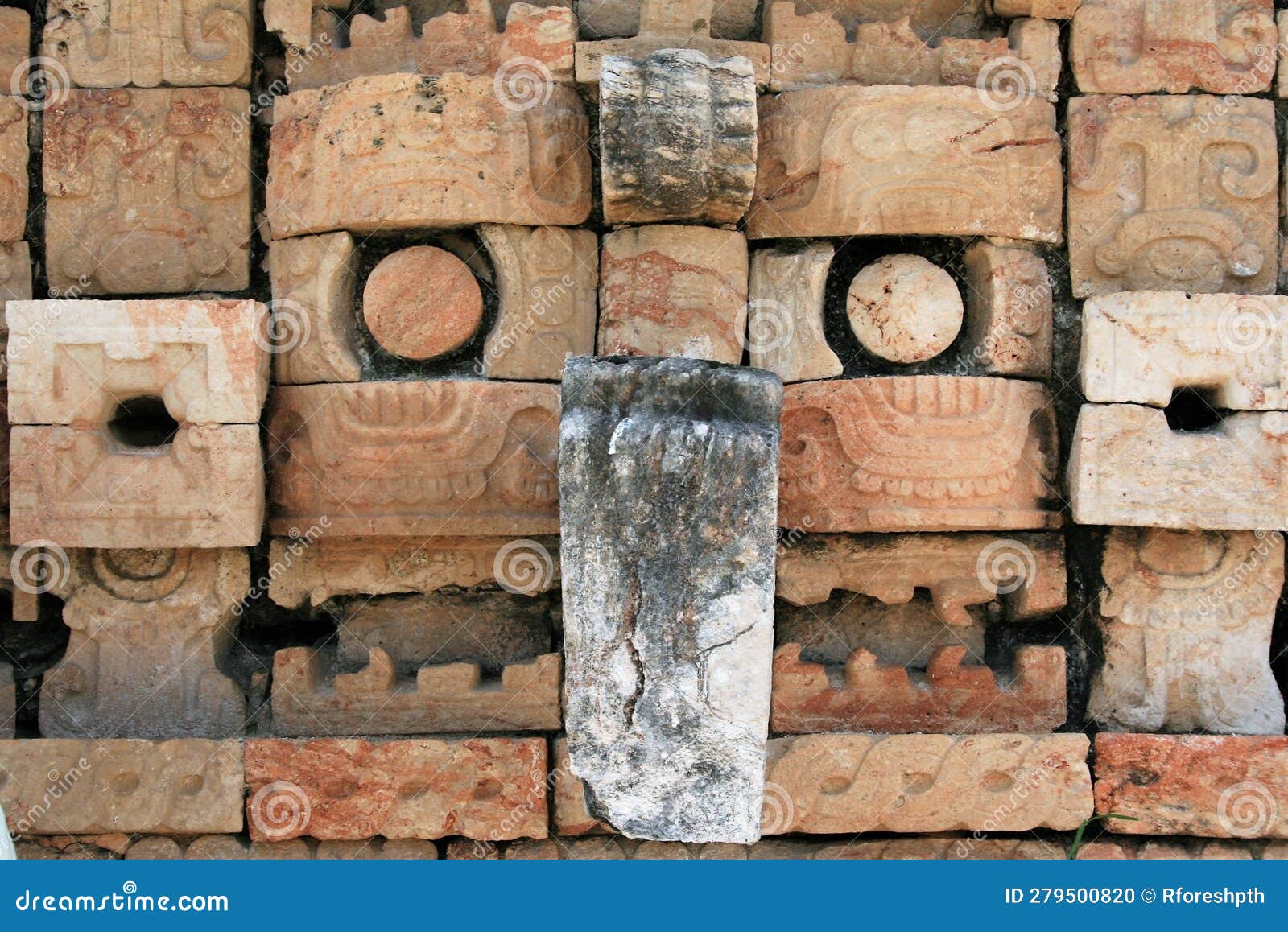 Chaac, mayan god of rain. stock photo. Image of maya - 279500820