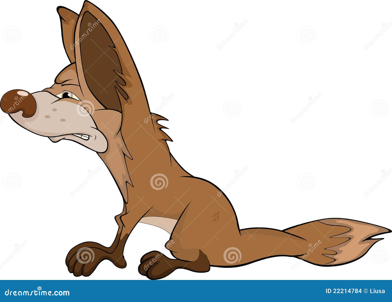 Chacal. Desenhos Animados Imagens de Stock - Imagem: 22214784