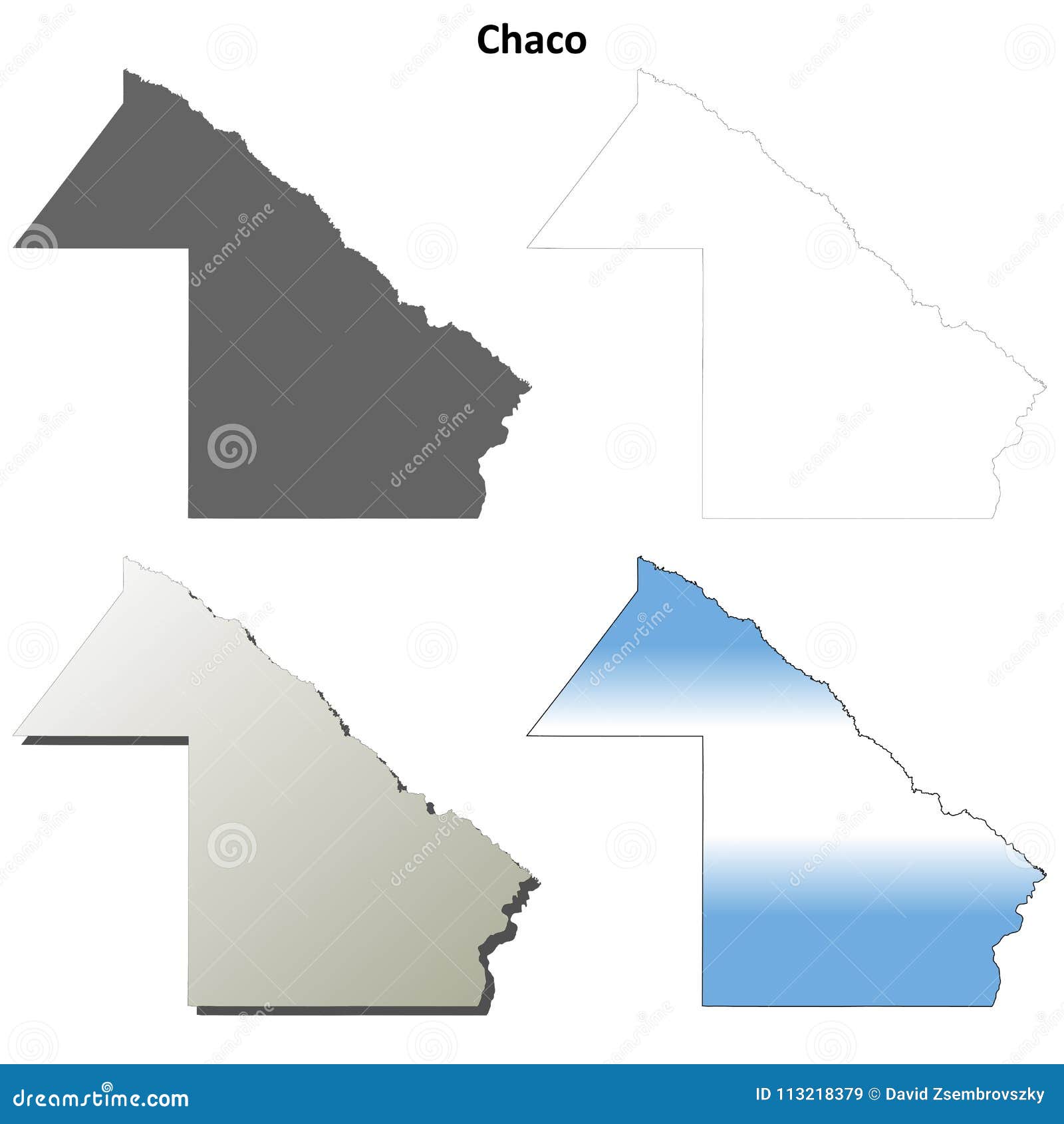 Blank Map Chaco Province Of Argentina. High Quality Map Province Of ...