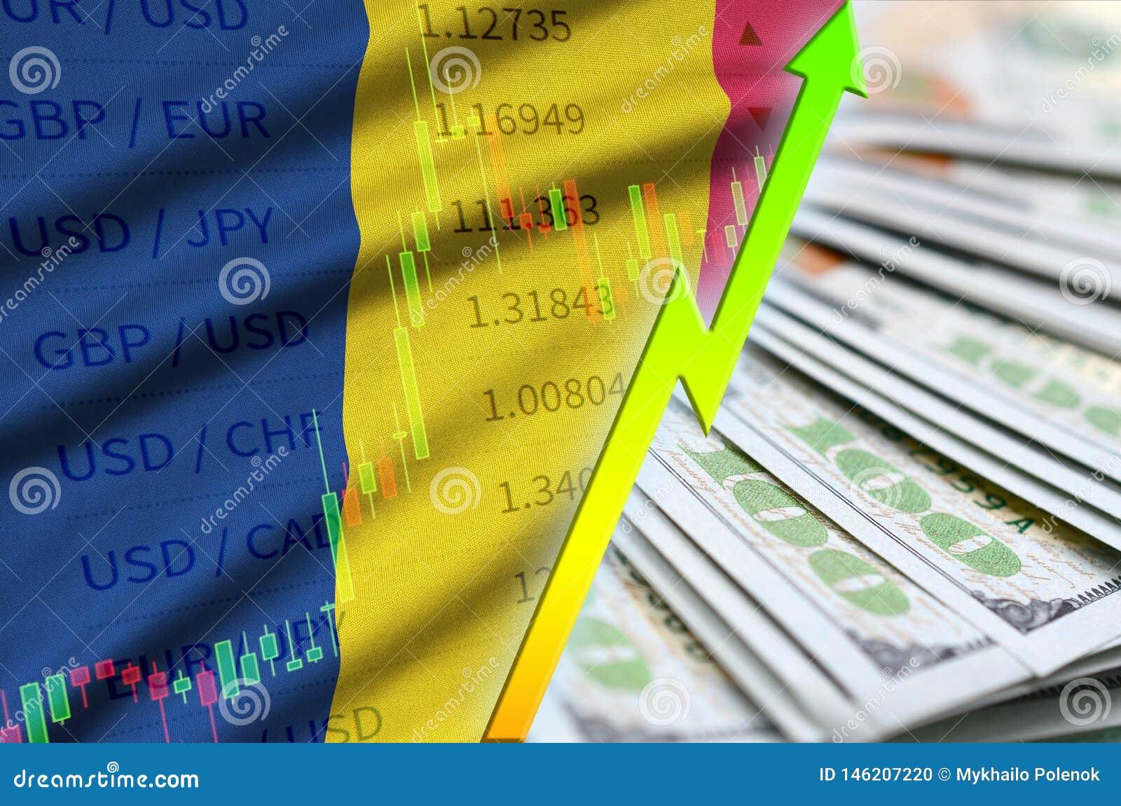 Chad Chart Infographic Elements Royalty-Free Stock Photography ...