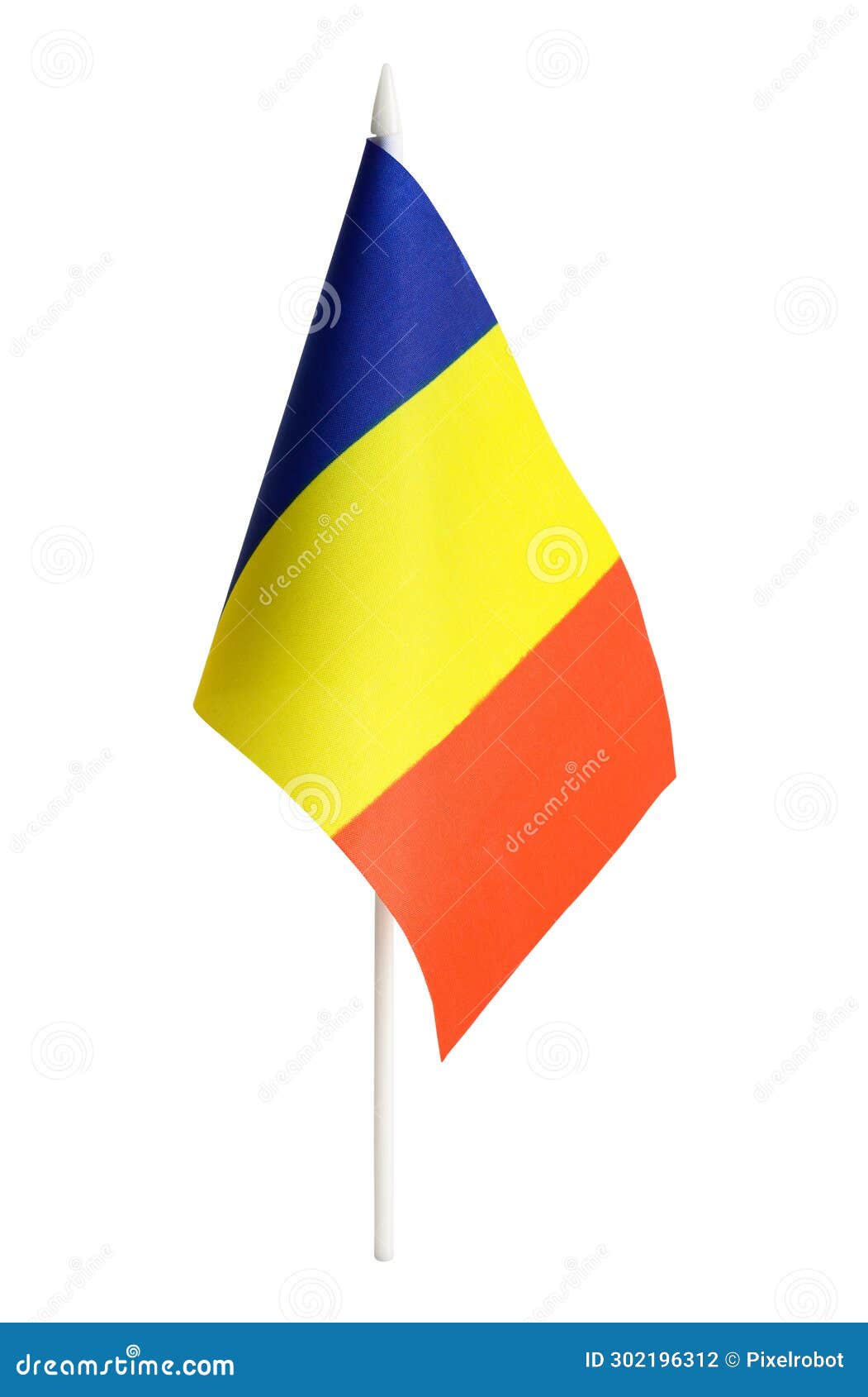 Chad Flag stock photo. Image of flag, close, canvas - 302196312