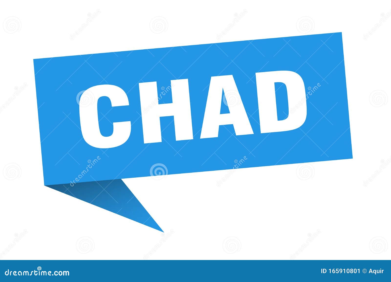 Chad Sticker. Chad Signpost Pointer Sign Stock Vector - Illustration of ...