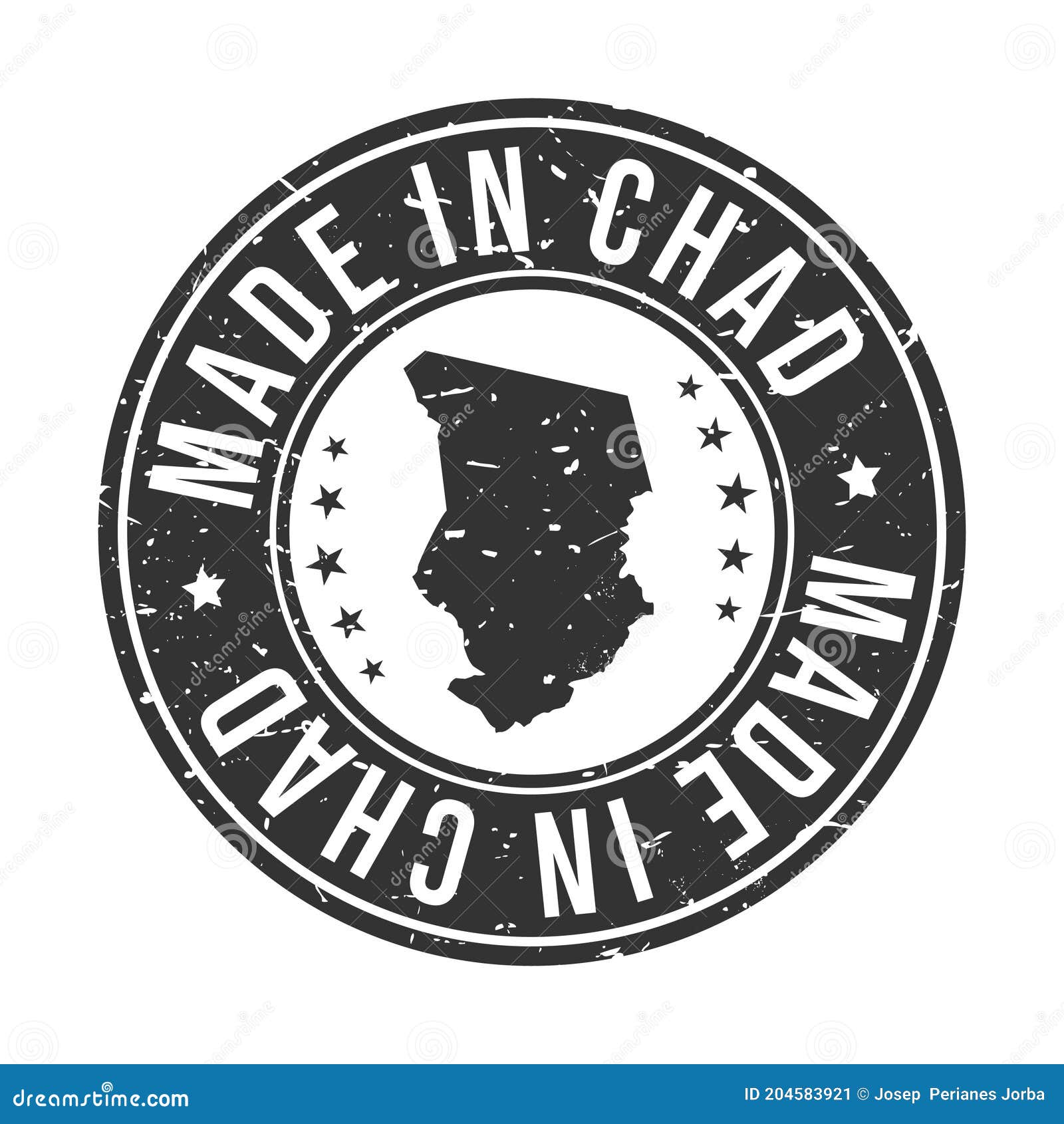 Chad Symbol. Silhouette Icon Map. Design Grunge Vector. Product Export ...