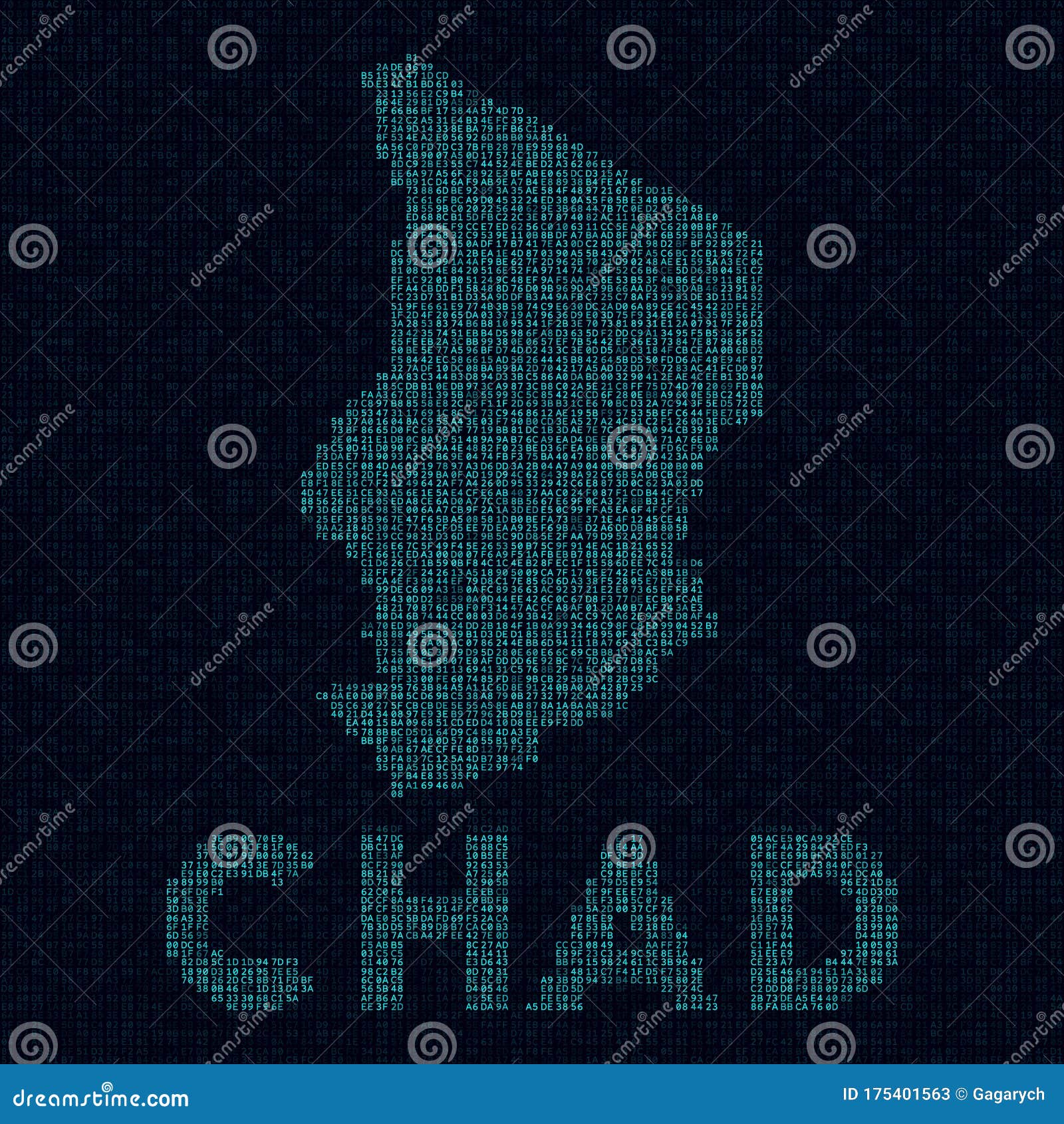 Chad tech map. stock vector. Illustration of creative - 175401563