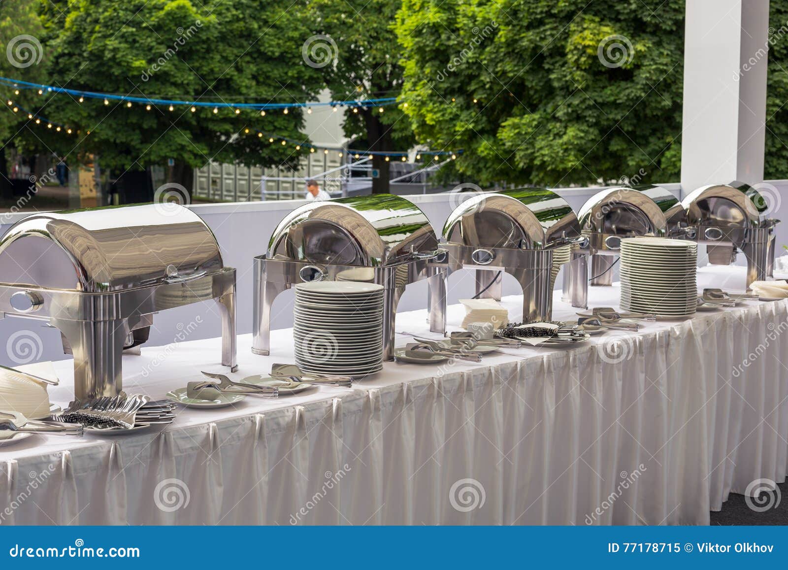 Chafing dish. buffet stock image. Image of dish, beverage - 77178715