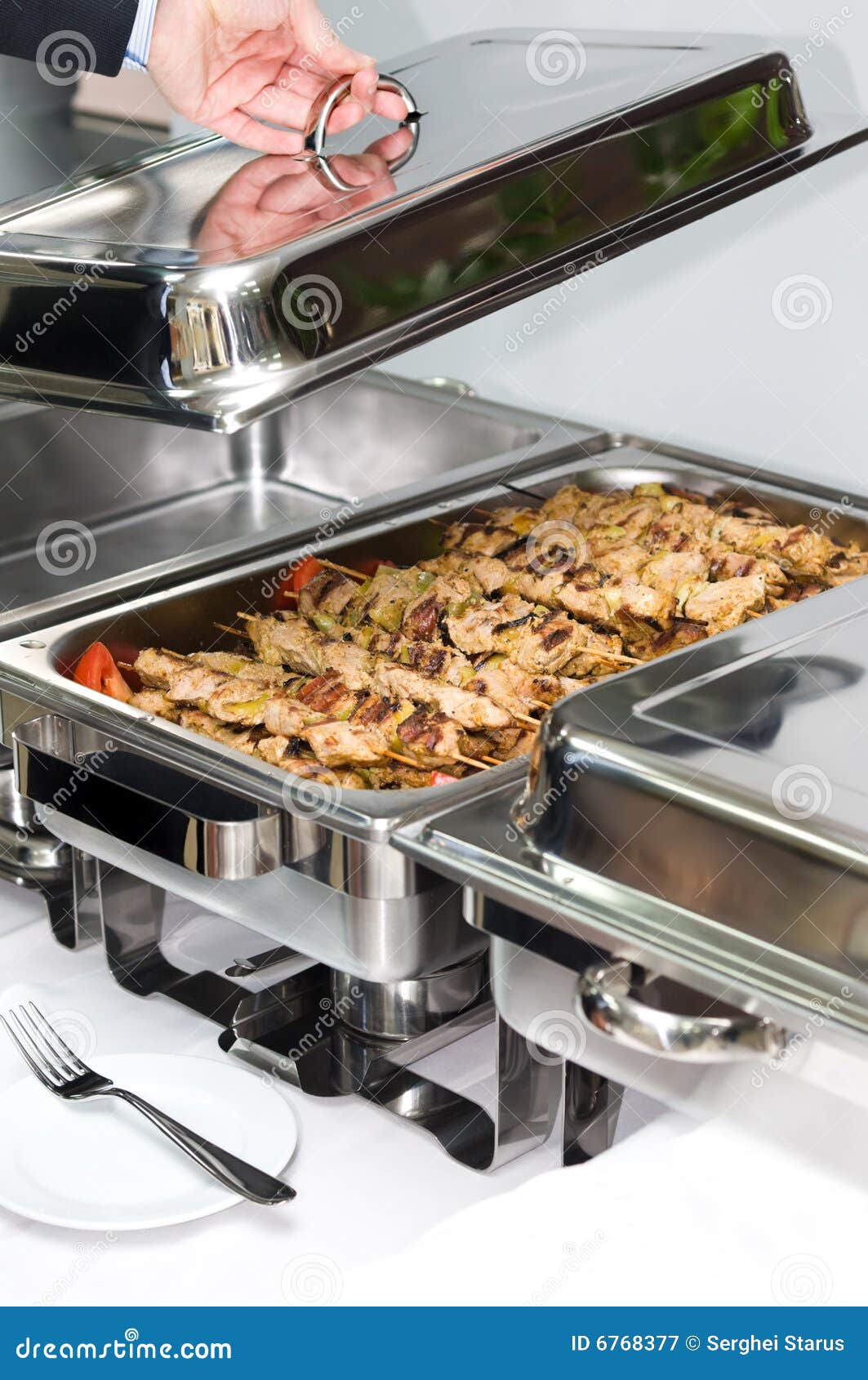 Chafing Dish Heater Grilled Meat Stock Photos - Free & Royalty-Free ...