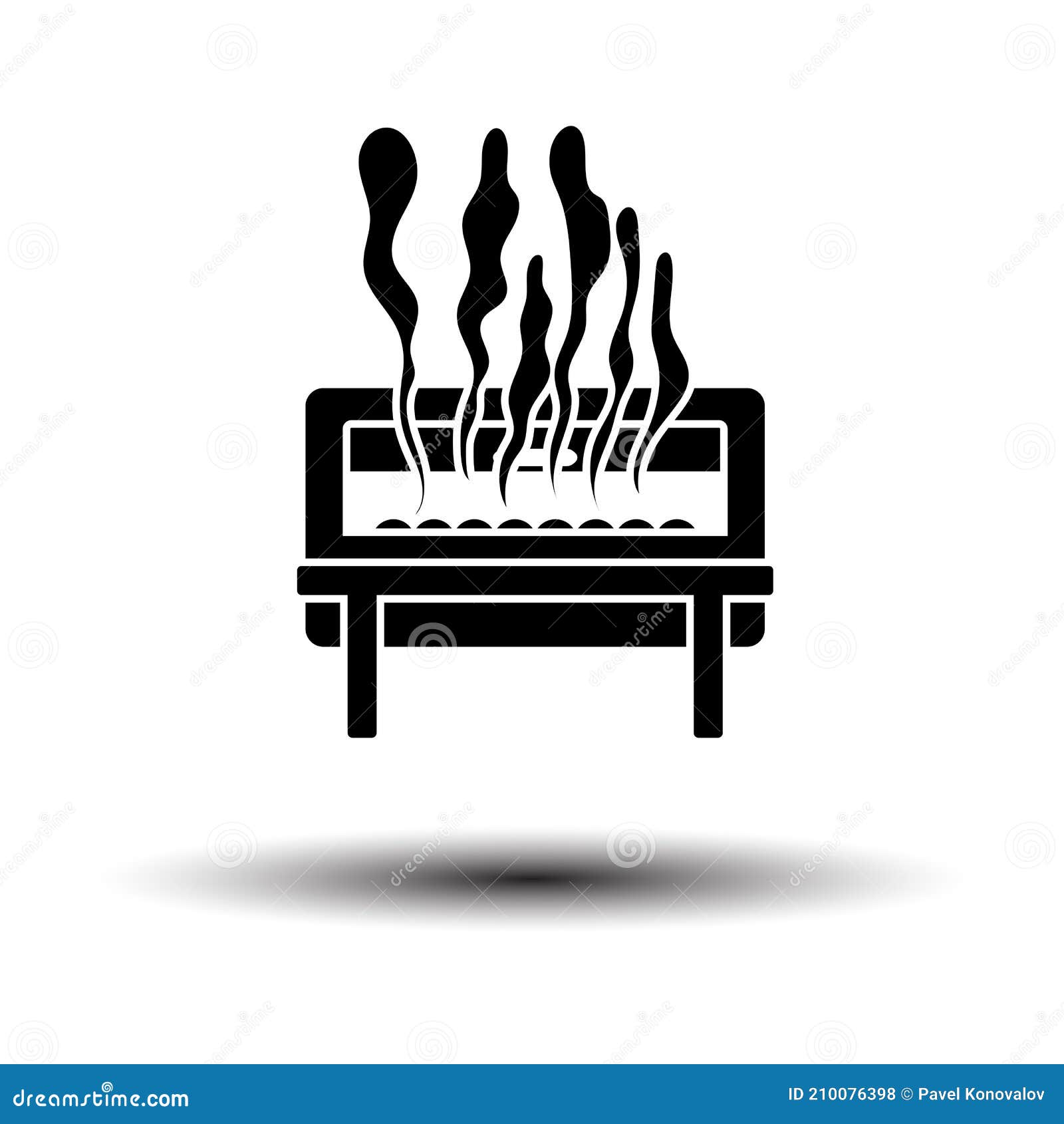 Chafing Dish Icon Cartoon Vector | CartoonDealer.com #212297987