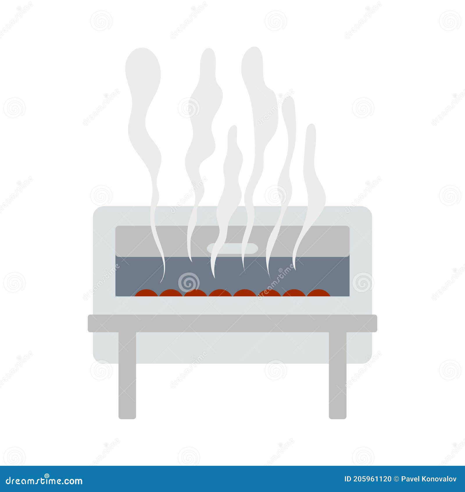 Chafing Dish Icon Cartoon Vector | CartoonDealer.com #212297987