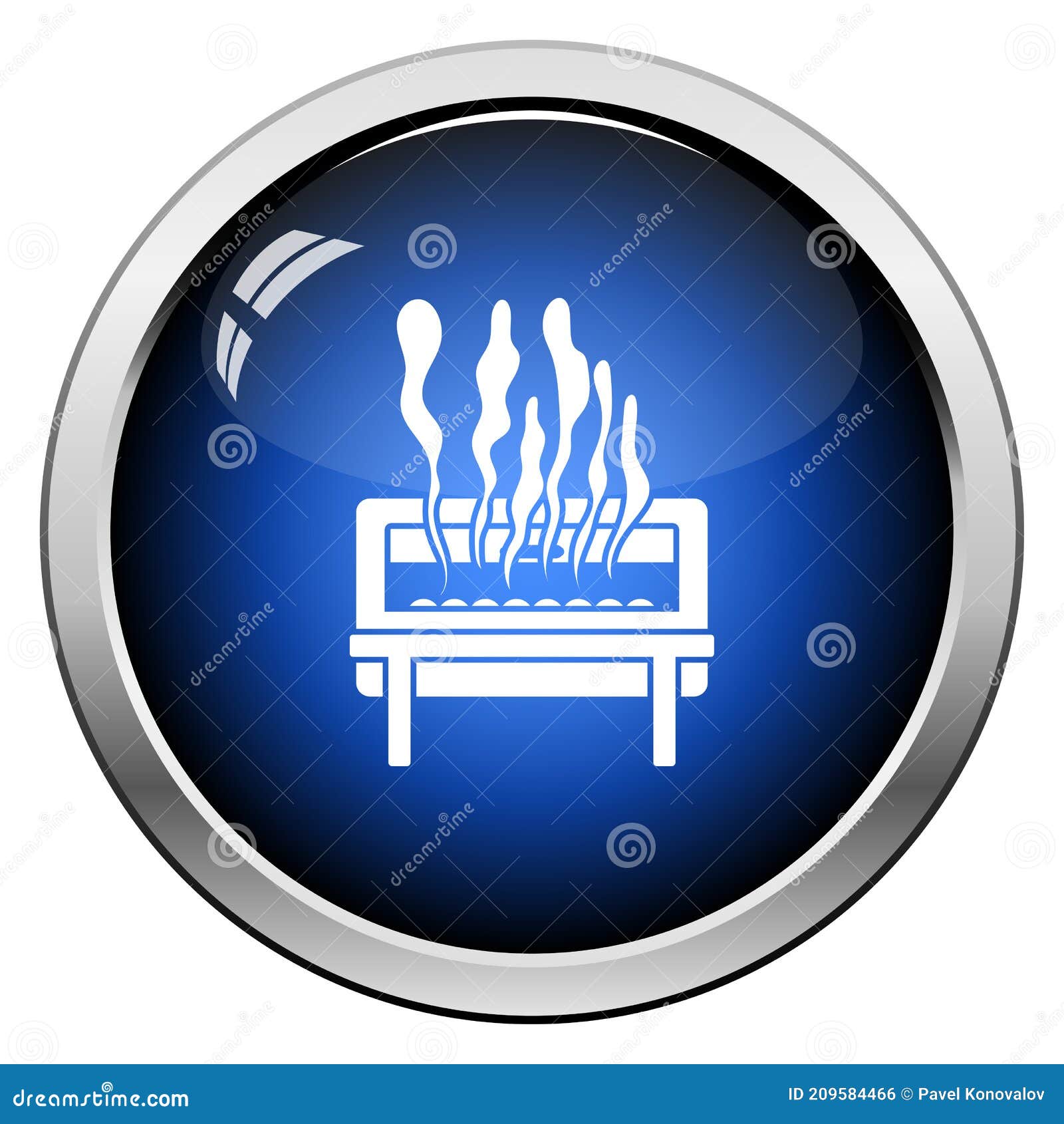 Chafing Dish Icon Cartoon Vector | CartoonDealer.com #212297987